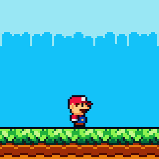 mario nes sprite remake