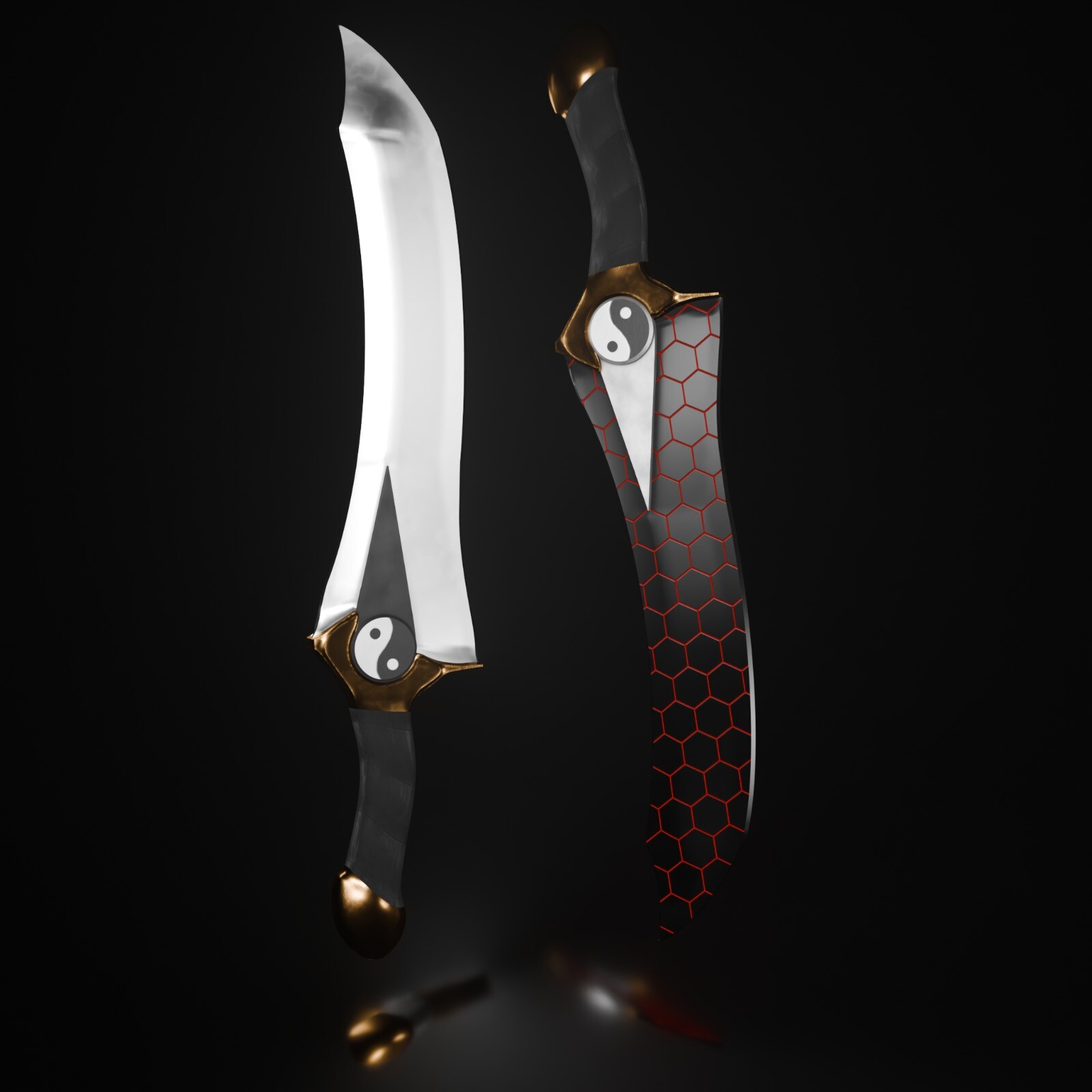 ArtStation - Kanshou and Bakuya