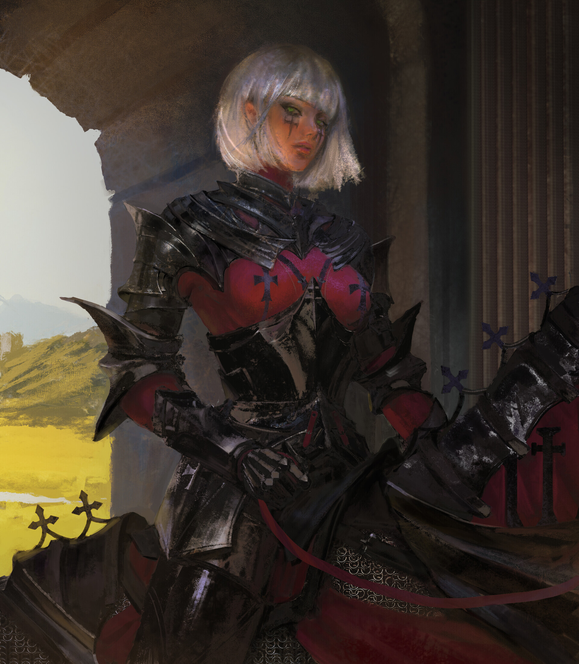 ArtStation - Phantom knight illust