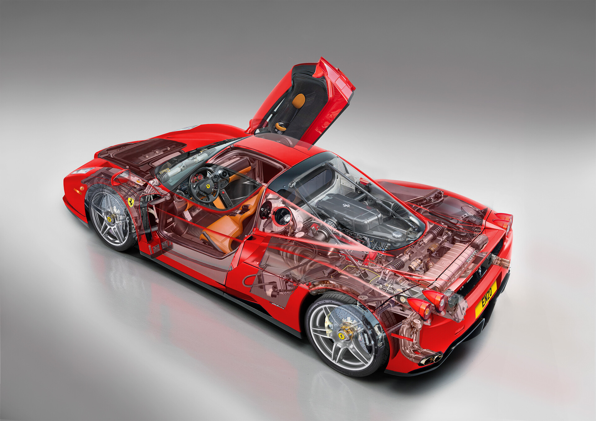 Tailor-made Cutaways - Ferrari "Enzo", No. 4 of "magic five"