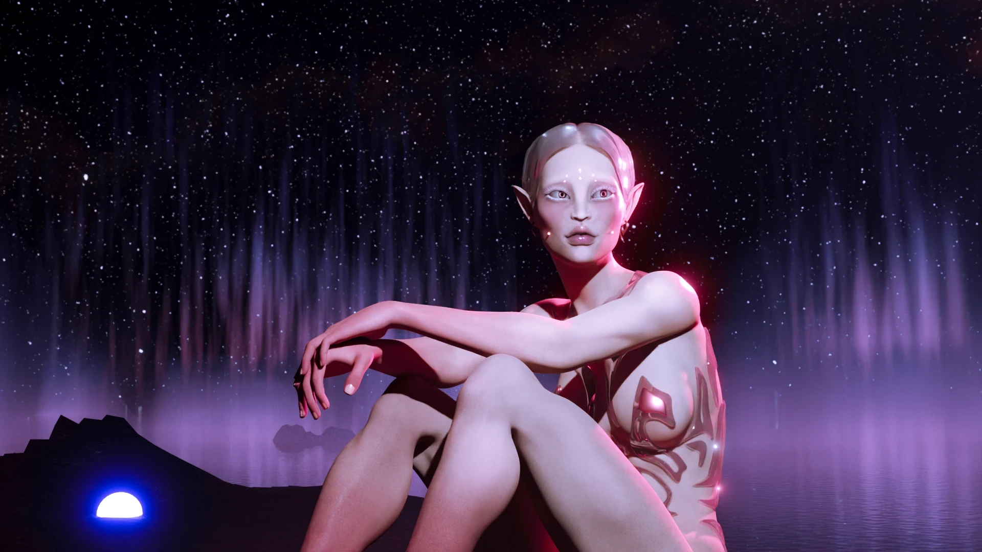 ArtStation - sparkling star elf character