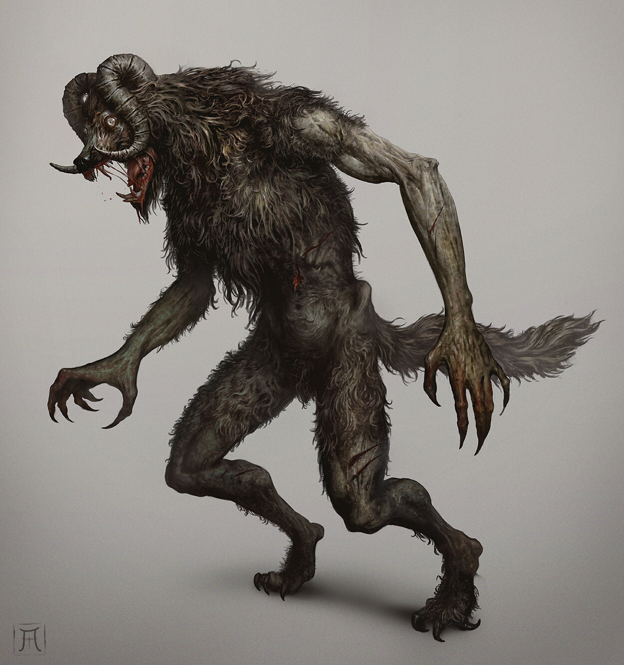 ArtStation - Beast-possessed Soul