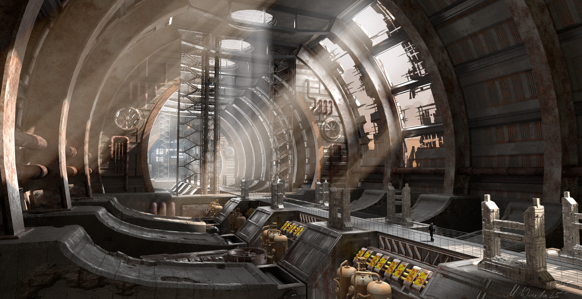 ArtStation - tunnel facility