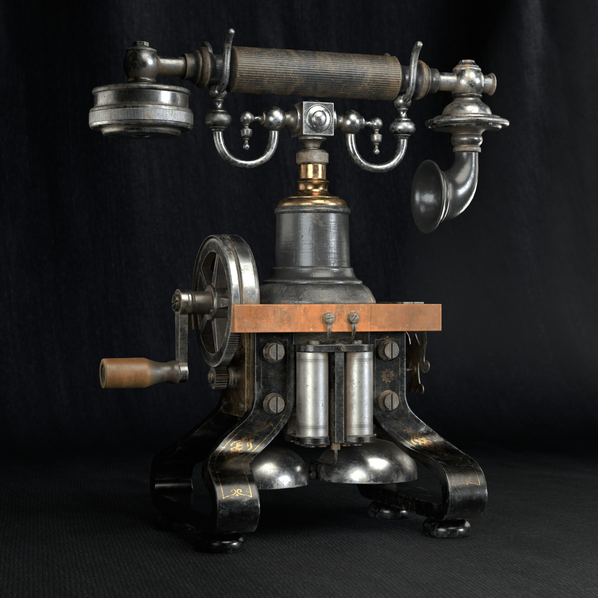 ArtStation - L. M. Ericsson Phone - Game prop