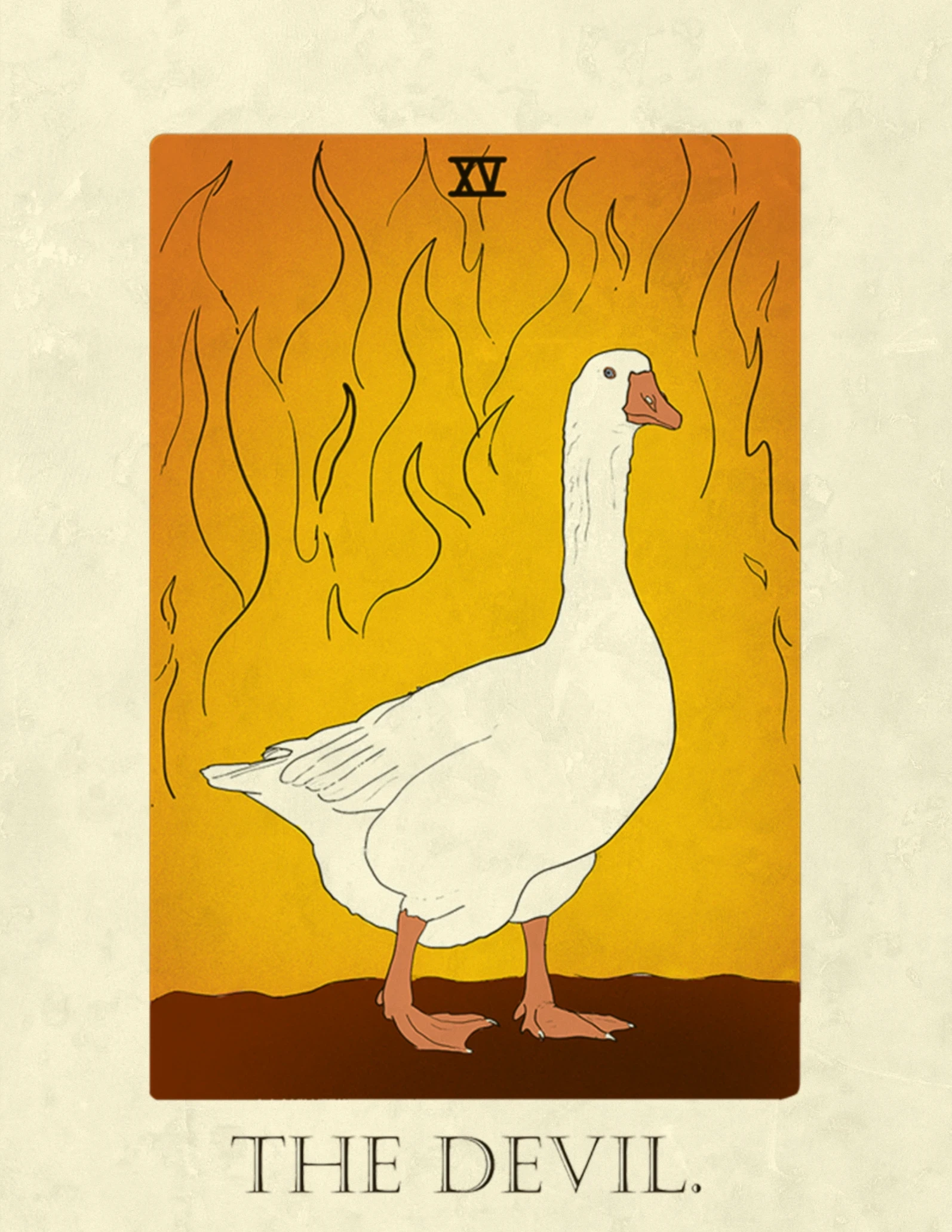 ArtStation - Evil Goose Post Card & Apparel