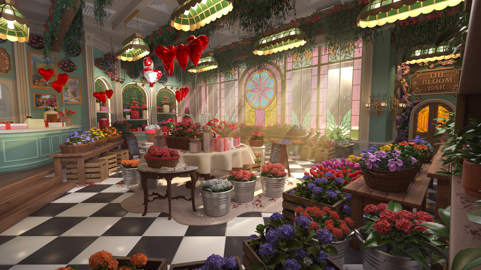 ArtStation - The Bloom Bar