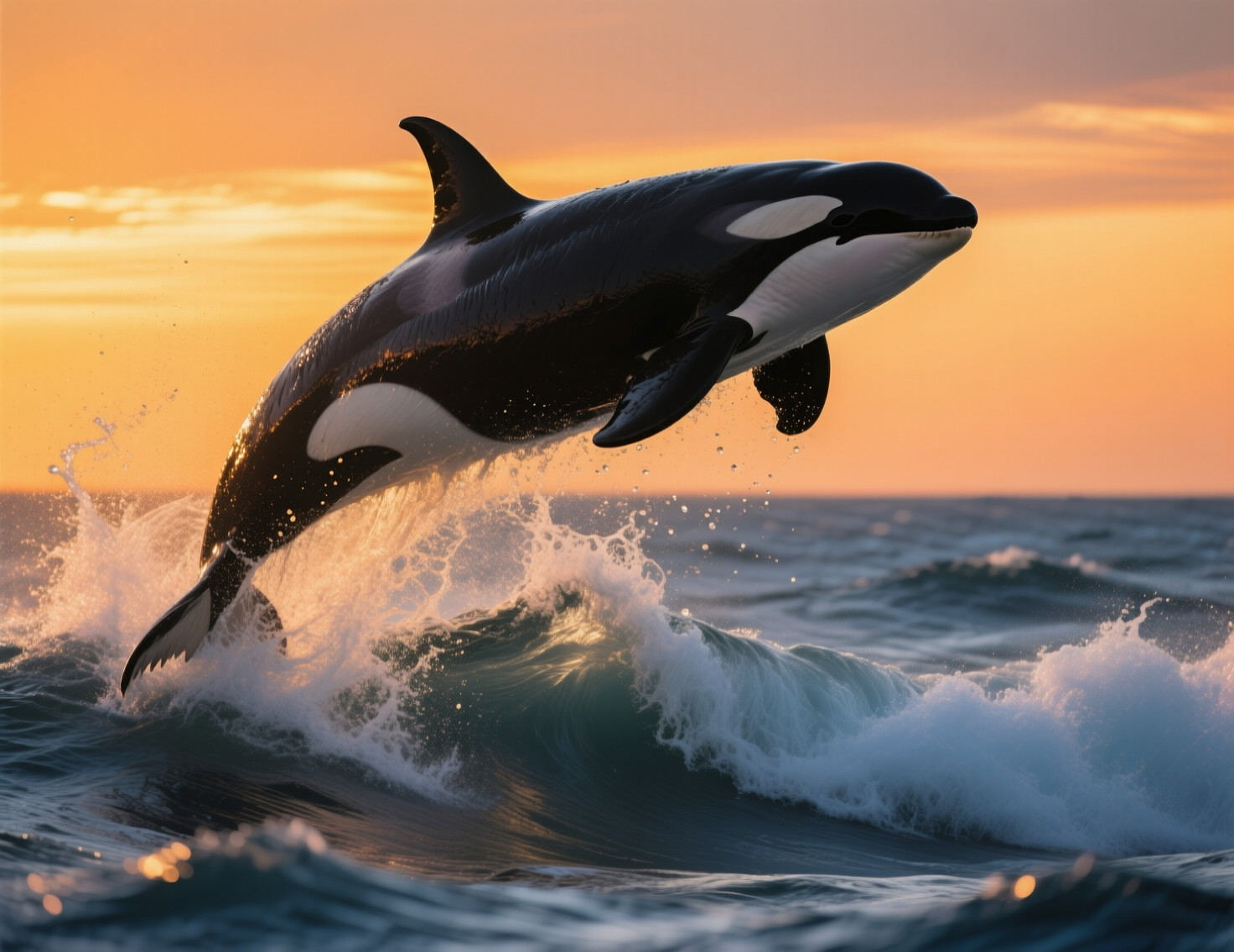 ArtStation - Orca’s Golden Flight 🌊