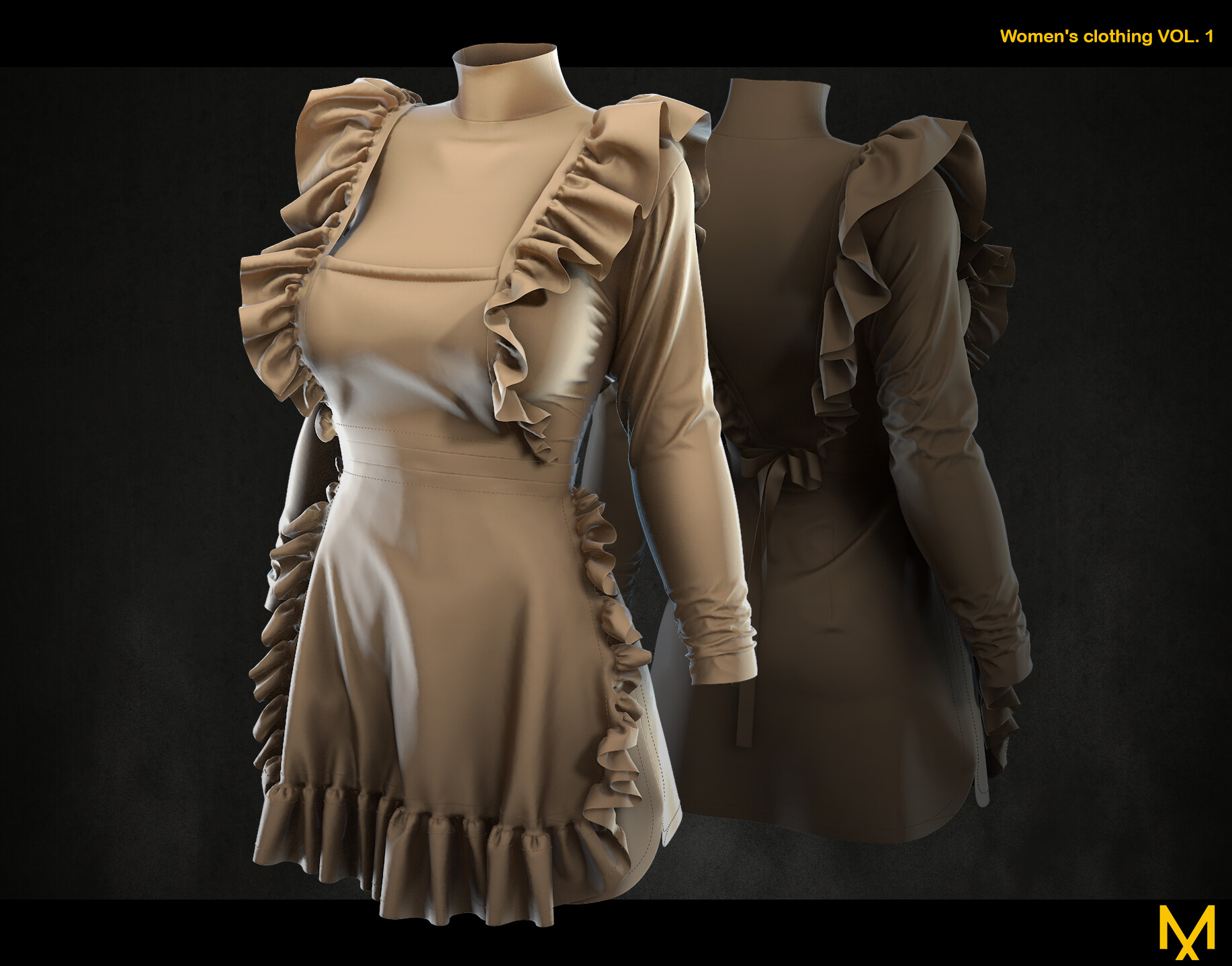 ArtStation - Maid dress