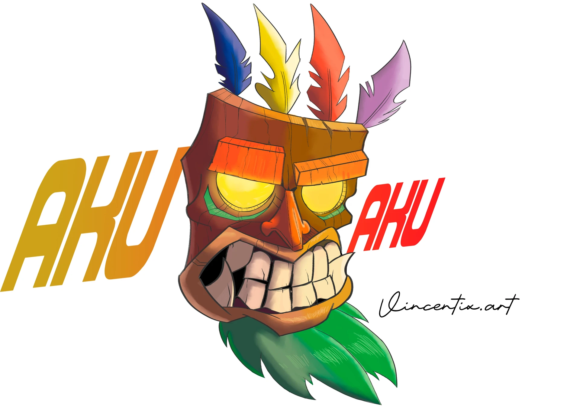 ArtStation - Aku Aku – Fan Art