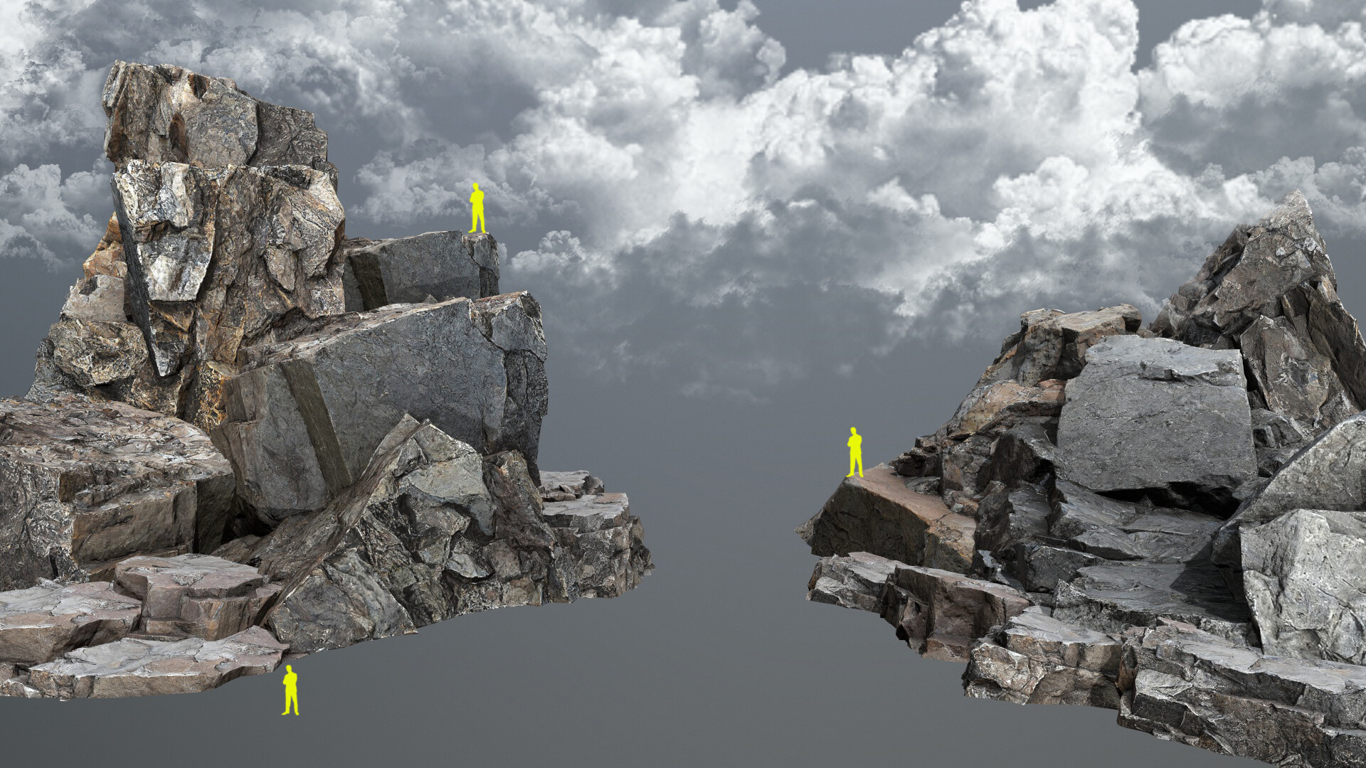 ArtStation - Cliff rocks