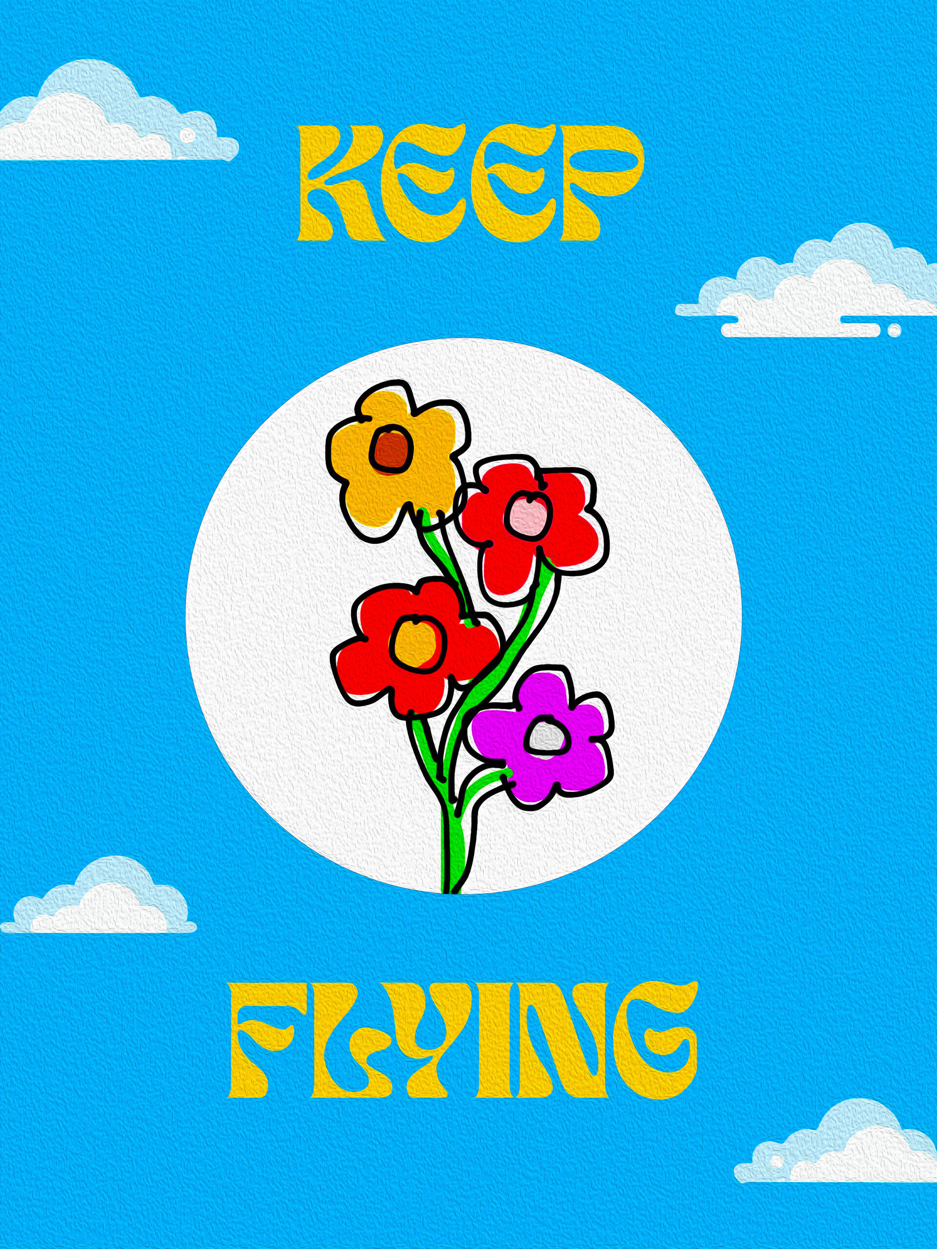 ArtStation - Keep Flying - POSTER DESIGN