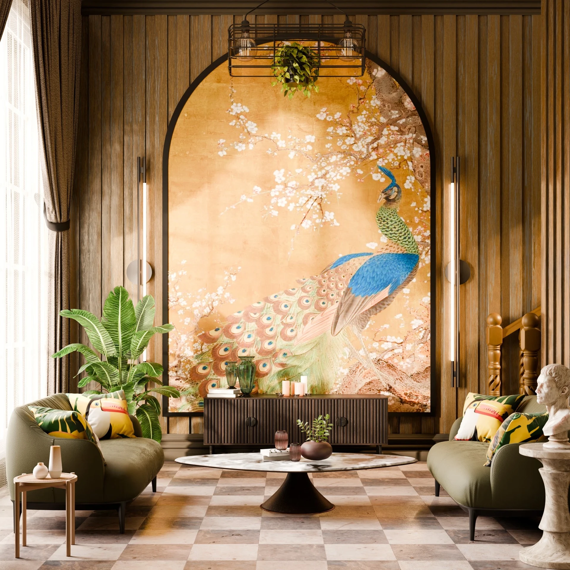 ArtStation - Peacock Wallpaper