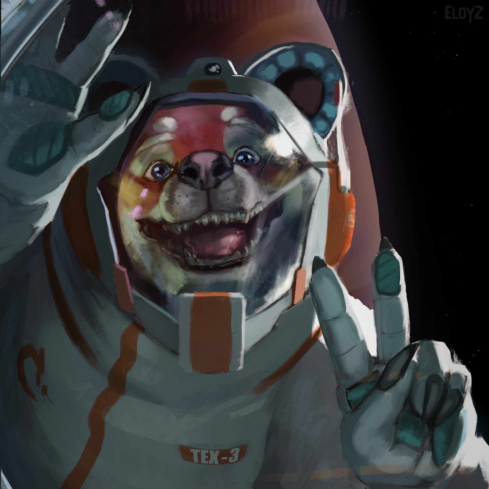 ArtStation - Space-Wolf headshot