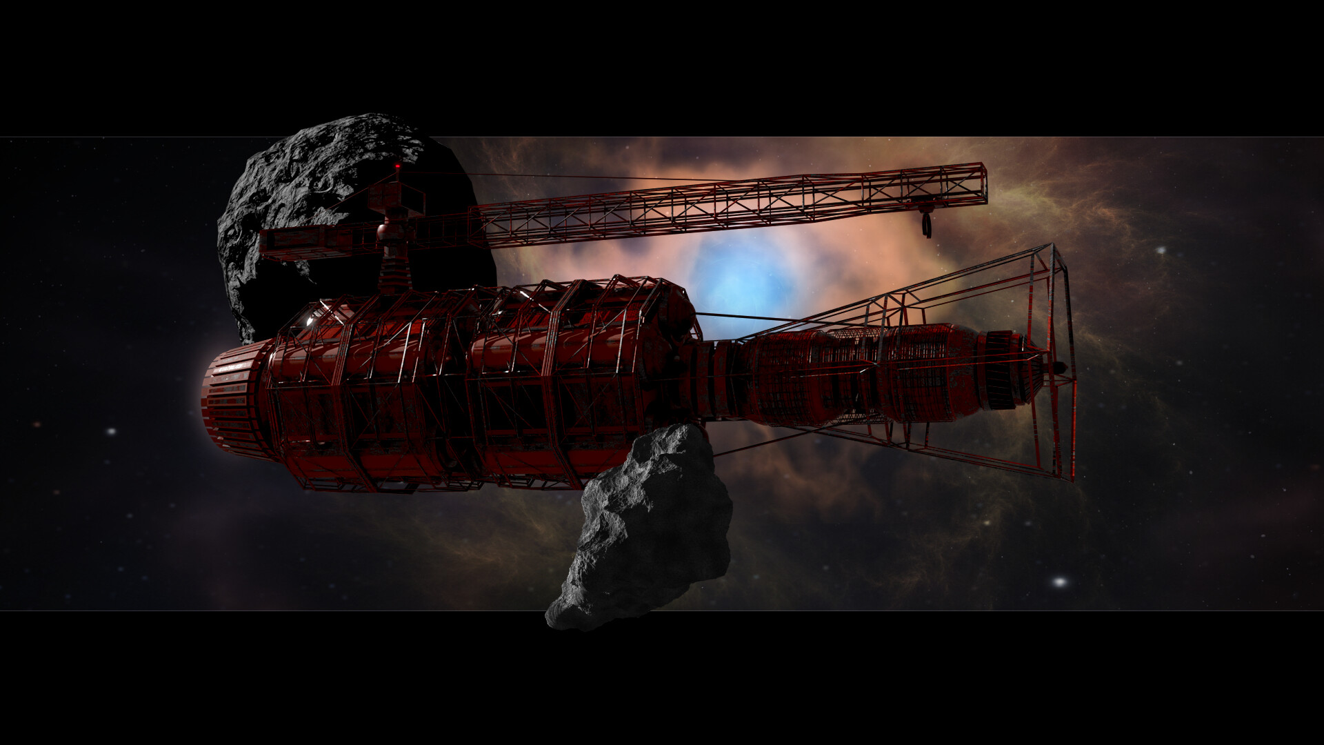 ArtStation - Mining Ship.