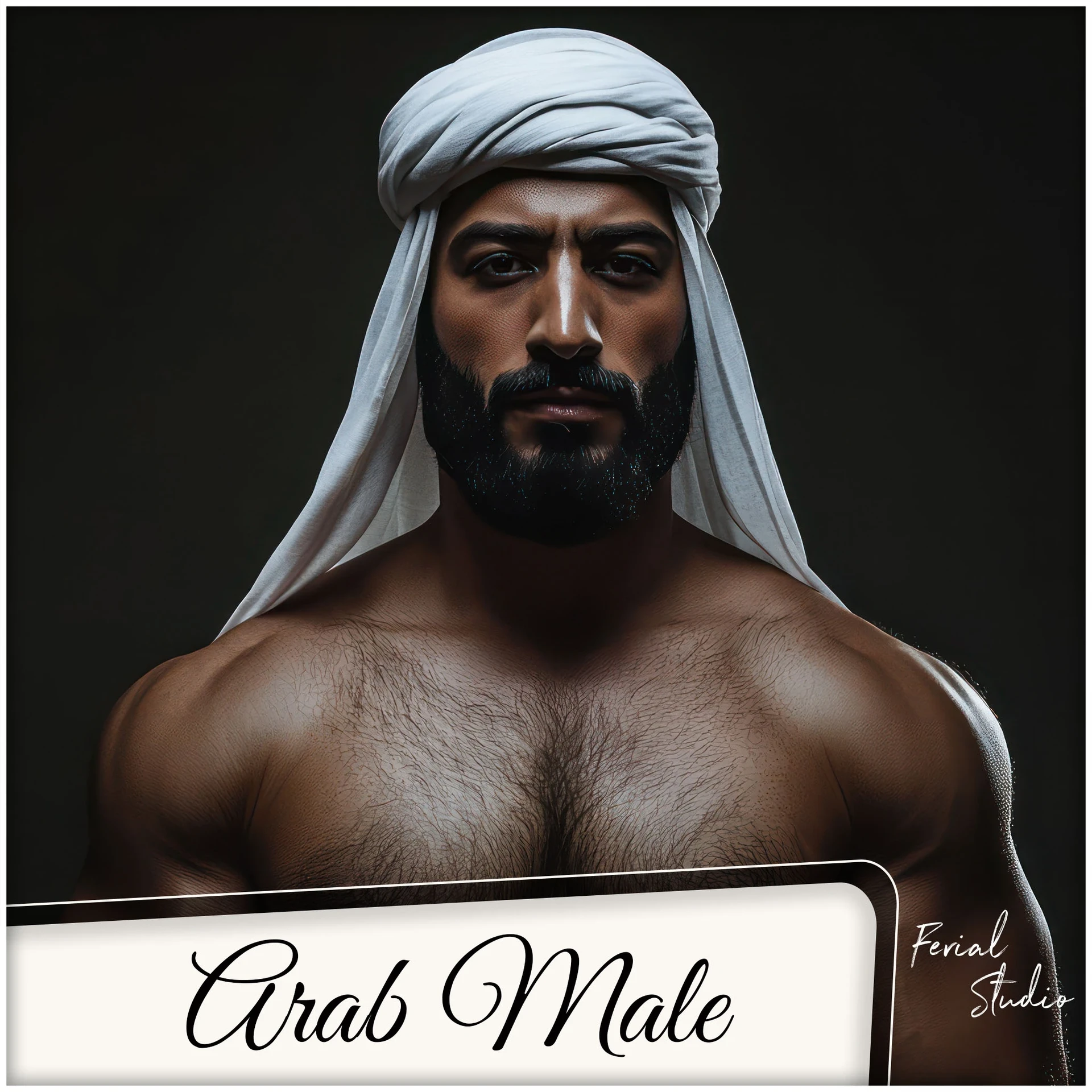 ArtStation - 🔹100 Arab Male Character Reference Image Pack v.137 |4K|