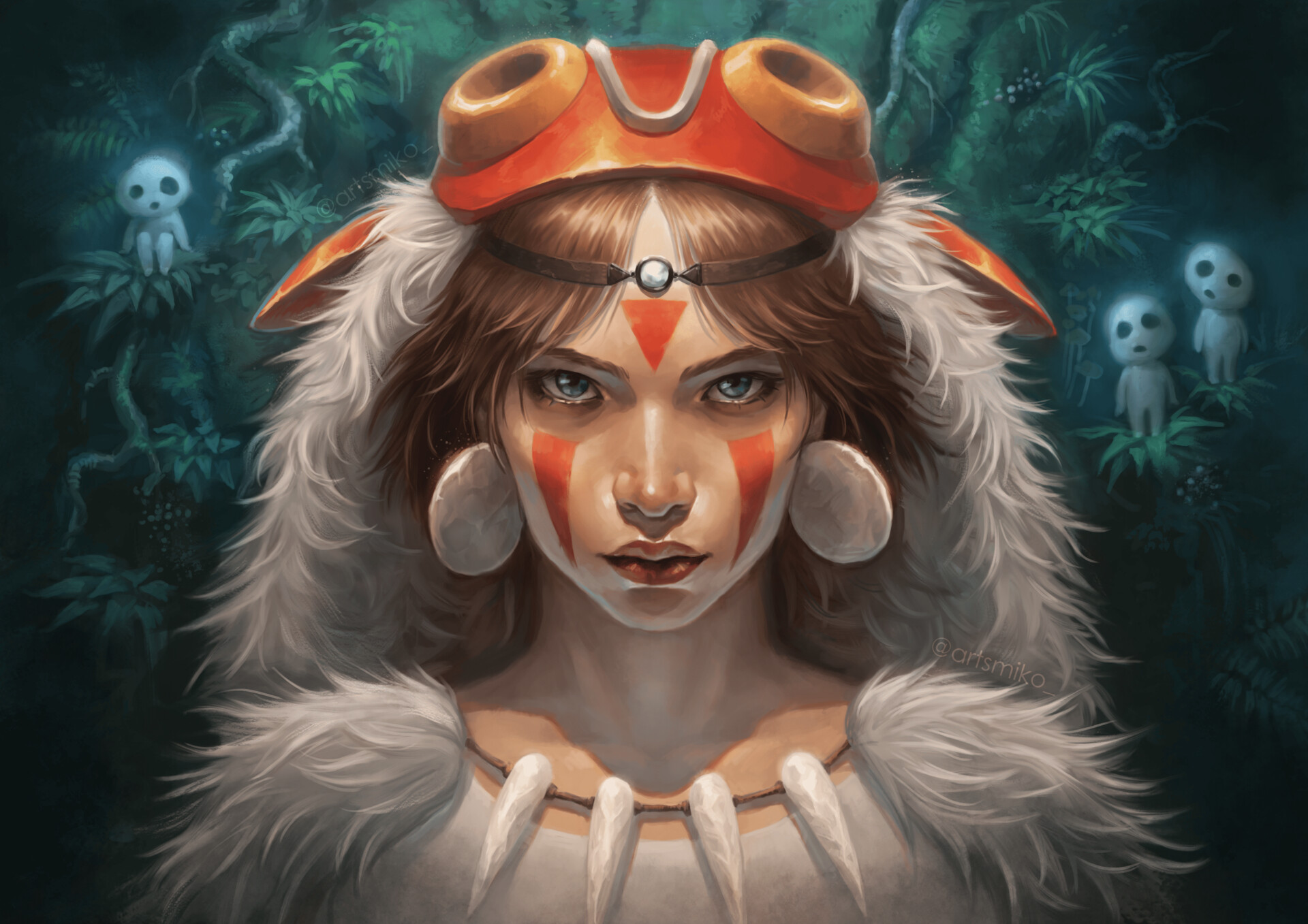 ArtStation - Princess Mononoke (redraw)