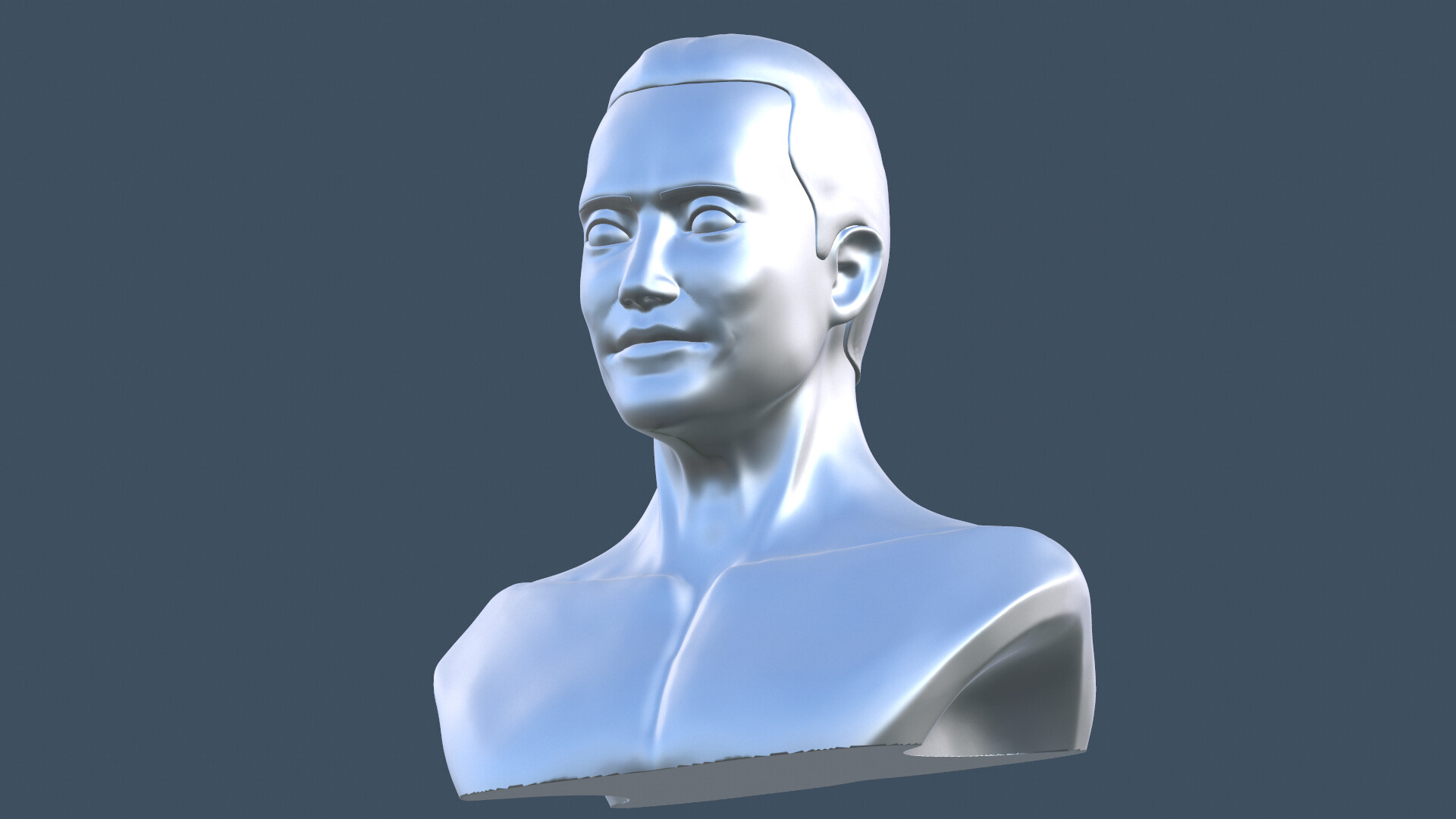 ArtStation - Christopher Walken Bust Sculpt