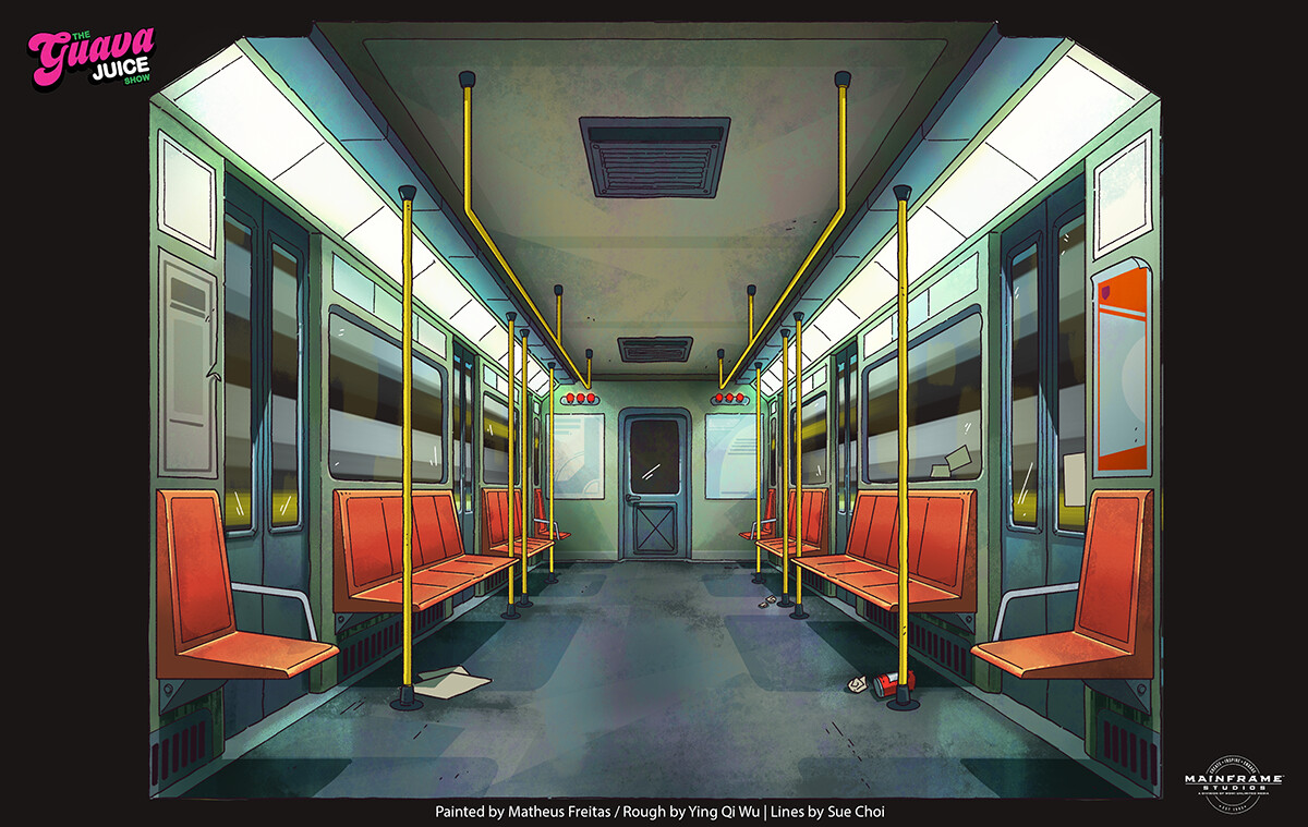 ArtStation - Guava Juice Show - Subway Cart