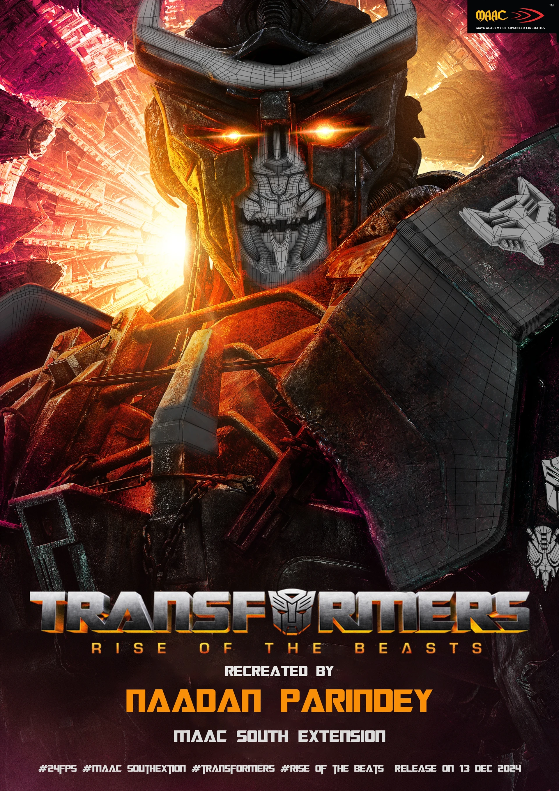 ArtStation - 24 FPS VFX Challenge (Transformer Rise of the Beast)