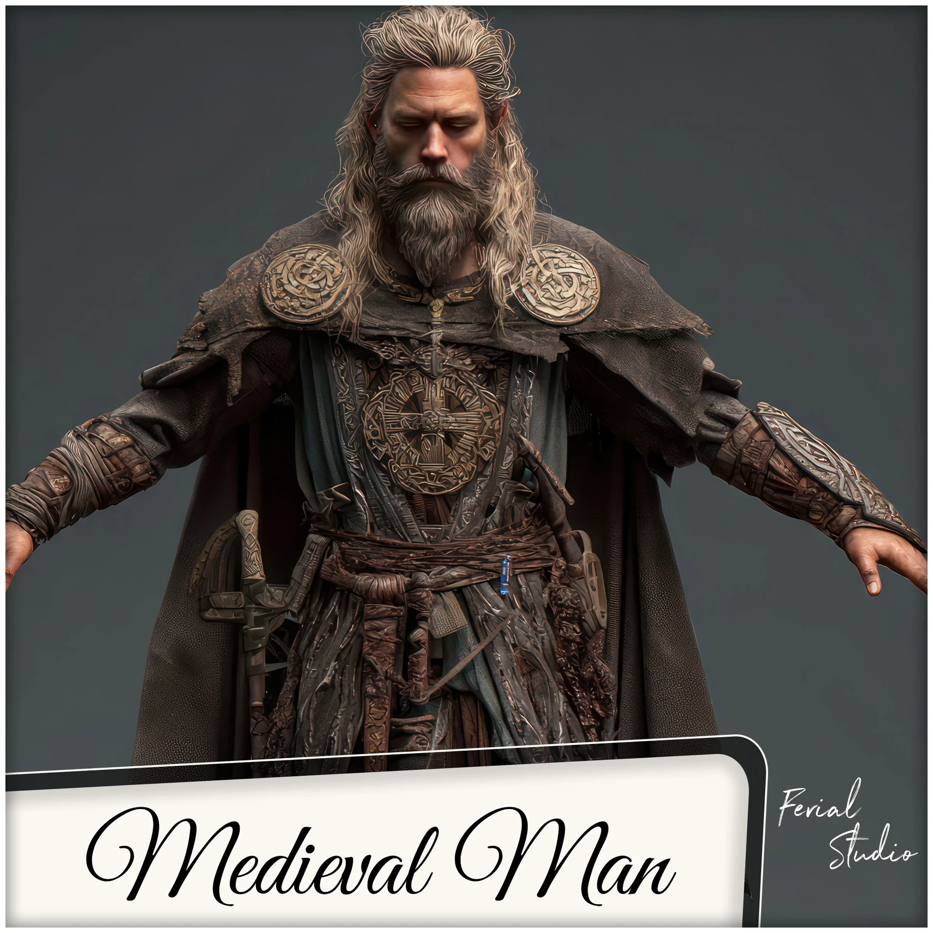 ArtStation - 🔹320 Medieval Man Character Reference Image Pack v.139 |4K|