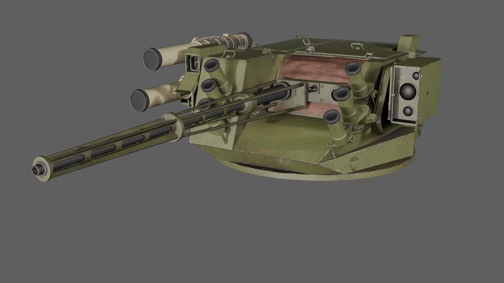 ArtStation - BM-7 "Parus" Turret (Ukrainian Combat Module)