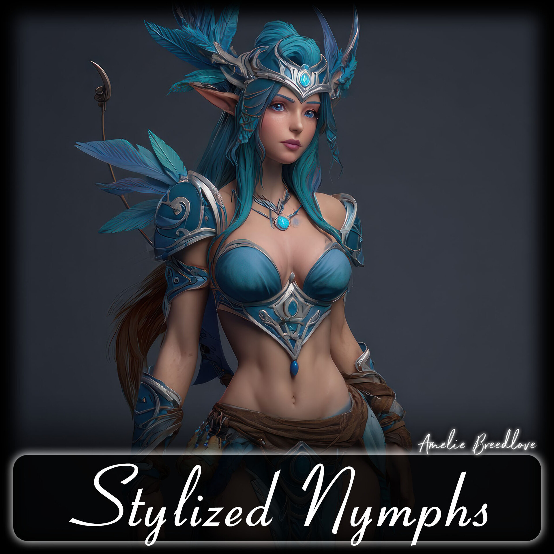 ArtStation - 200 Stylized Nymphs Reference Pack | 4K | v.23