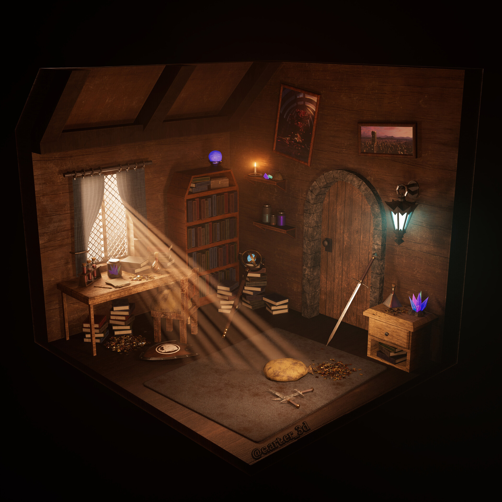 ArtStation - Tavern Room