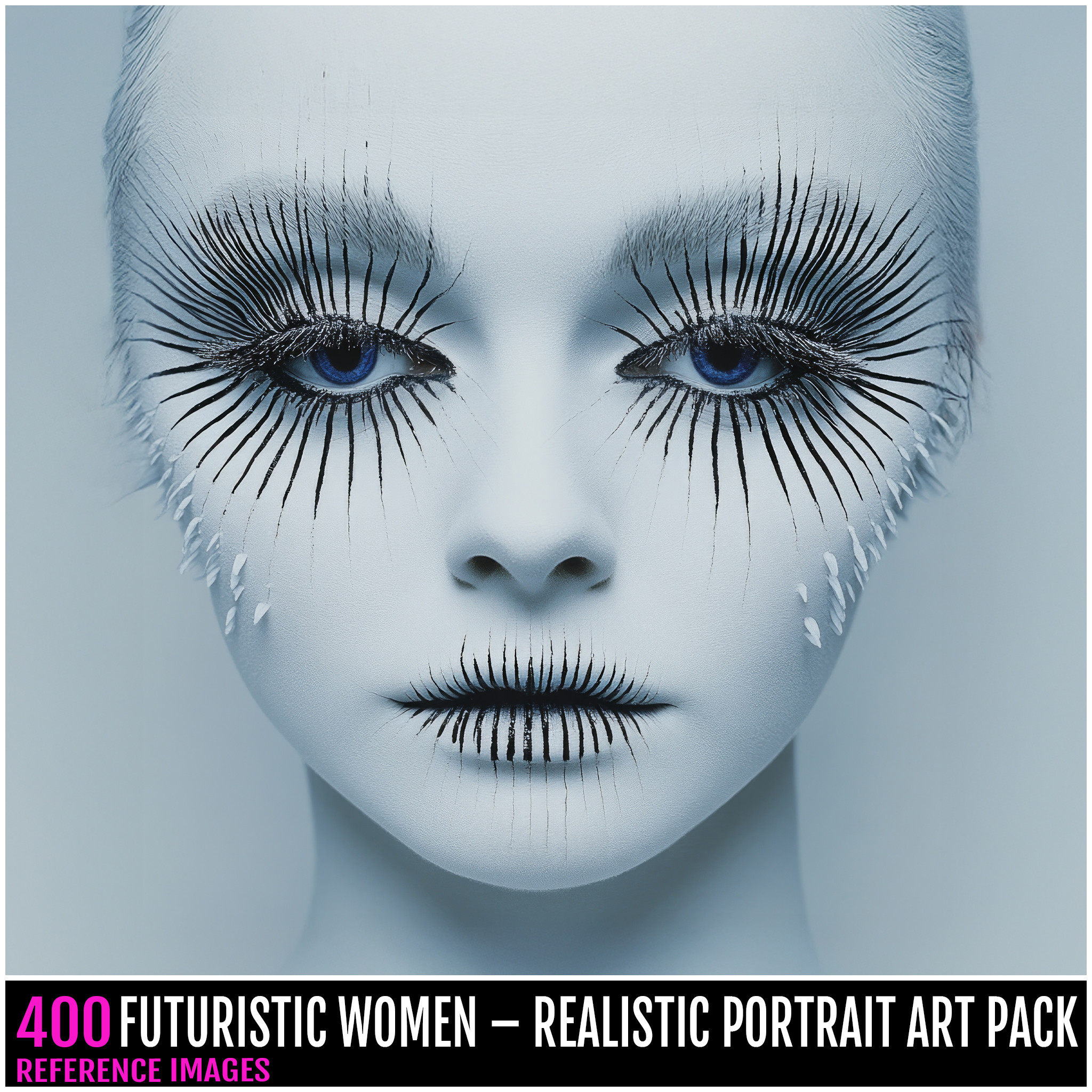 Isabelle ¥¥ - 400 FUTURISTIC WOMEN – REALISTIC PORTRAIT ART PACK