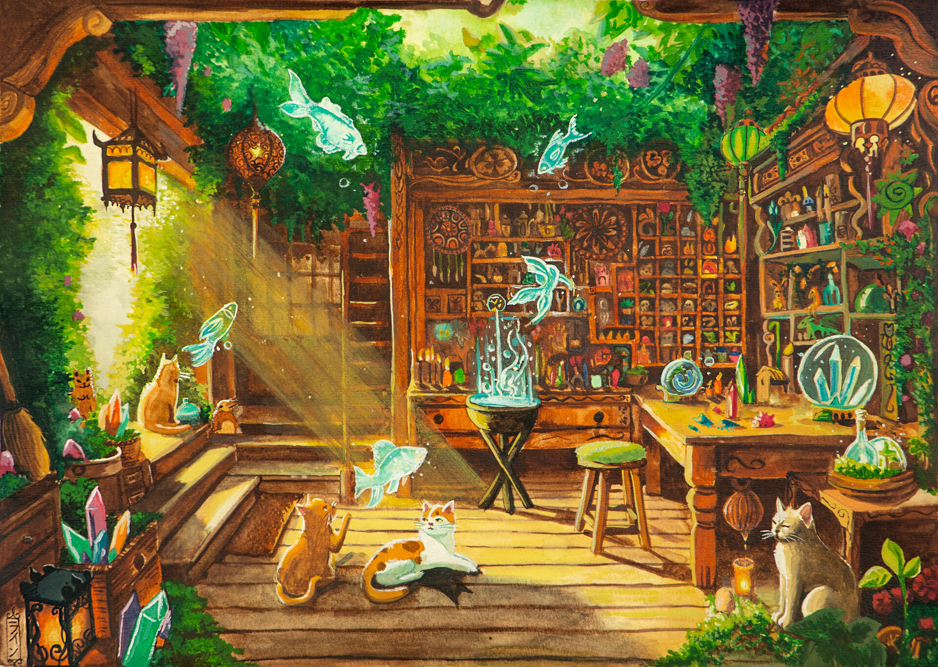 ArtStation - Witch Shop