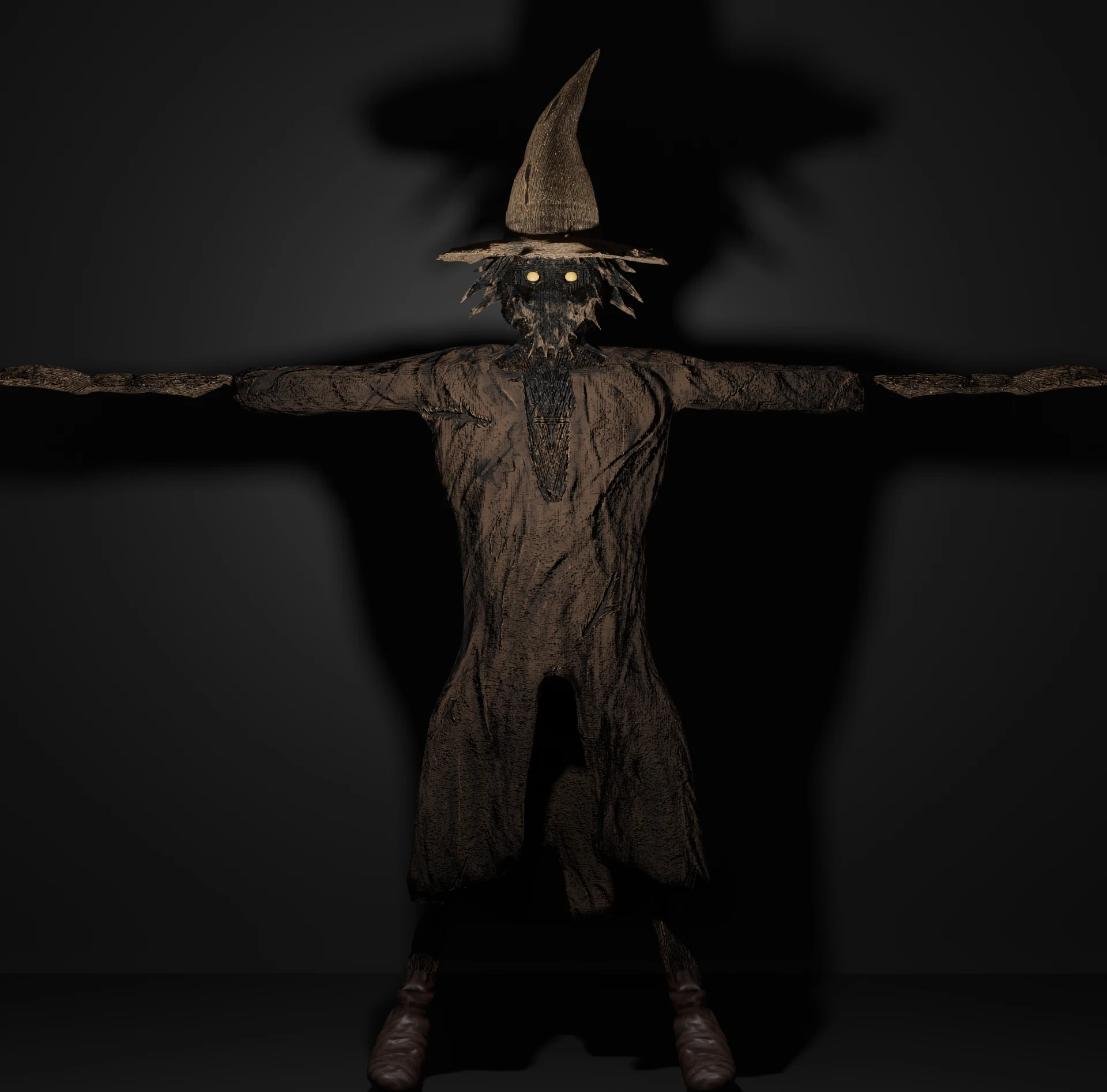 ArtStation - Scarecrow Horror Roblox Character Model