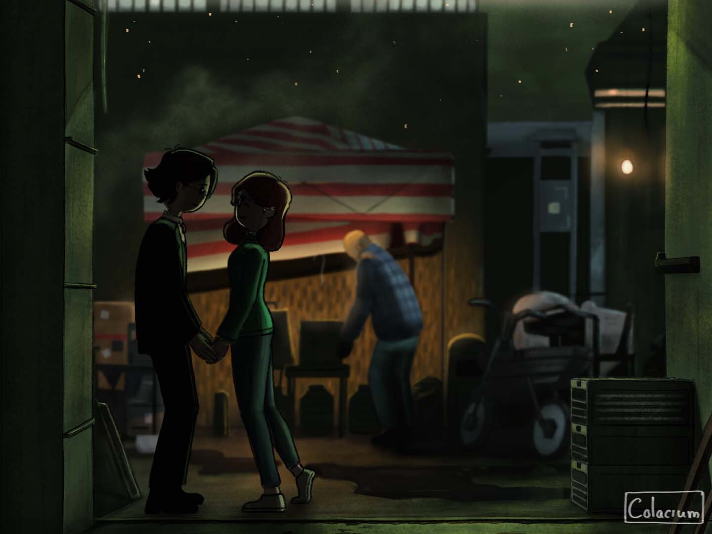 ArtStation - Everything everywhere all at once (Betty and Simon)