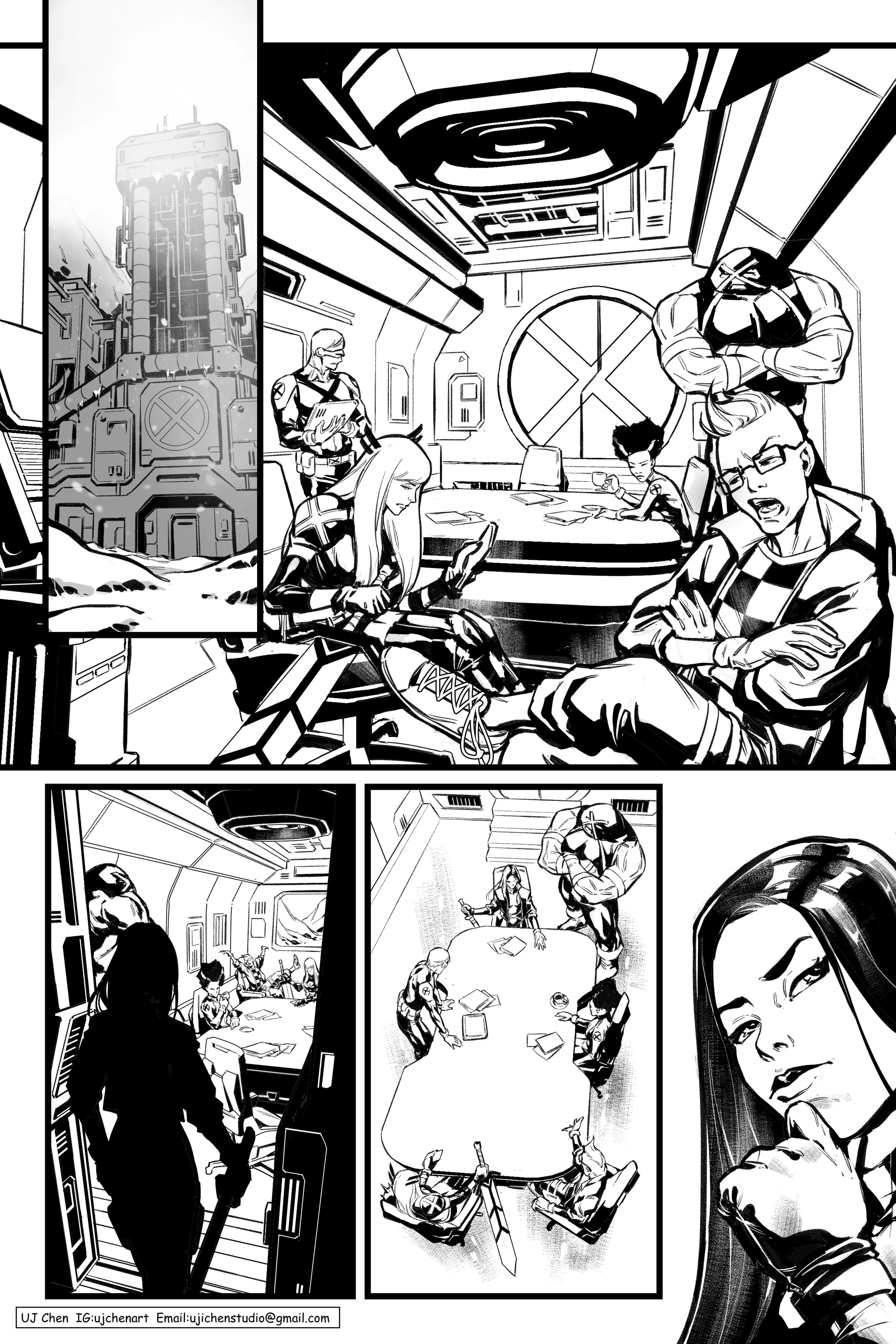 ArtStation - Sample of Psylocke