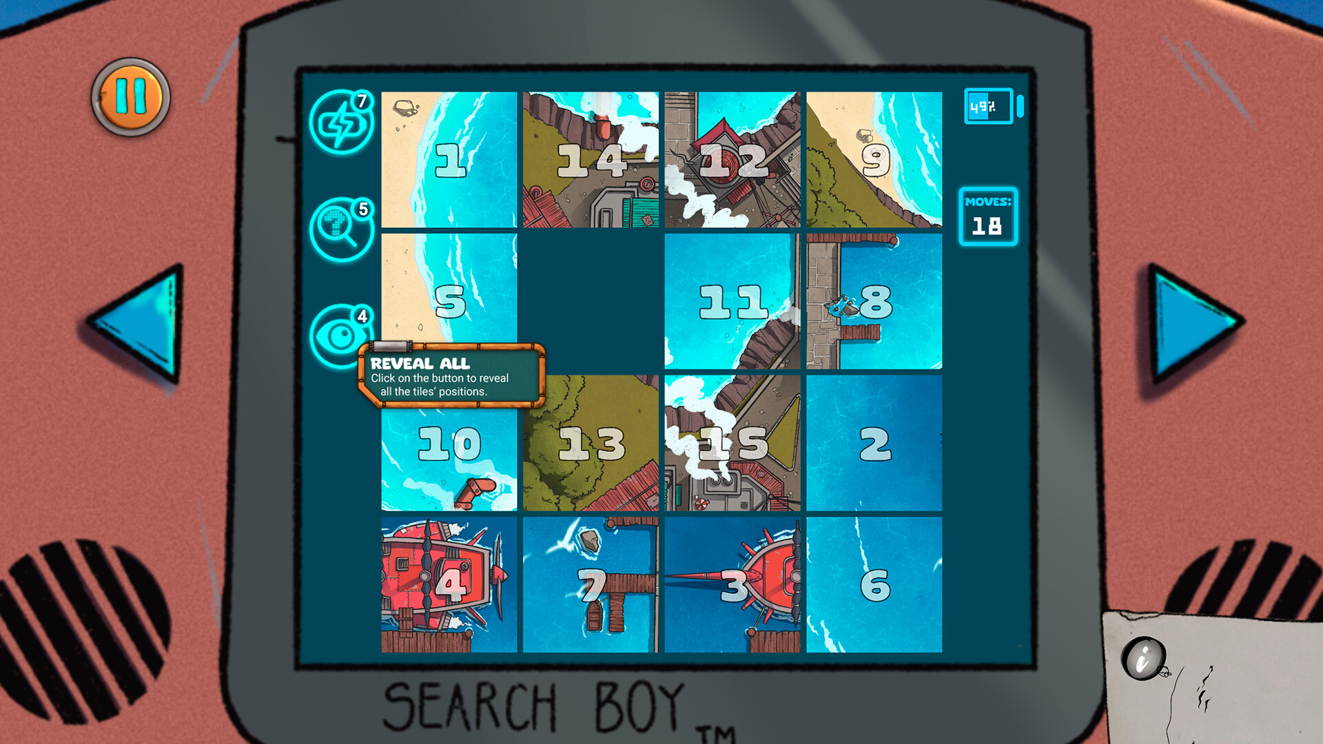 Arthus Ribeiro - Game UI [Slide treasures: Lydia's Hunt]