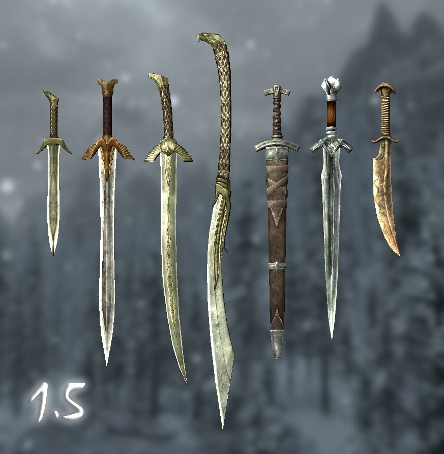ArtStation - WEAPON FOR SKYRIM