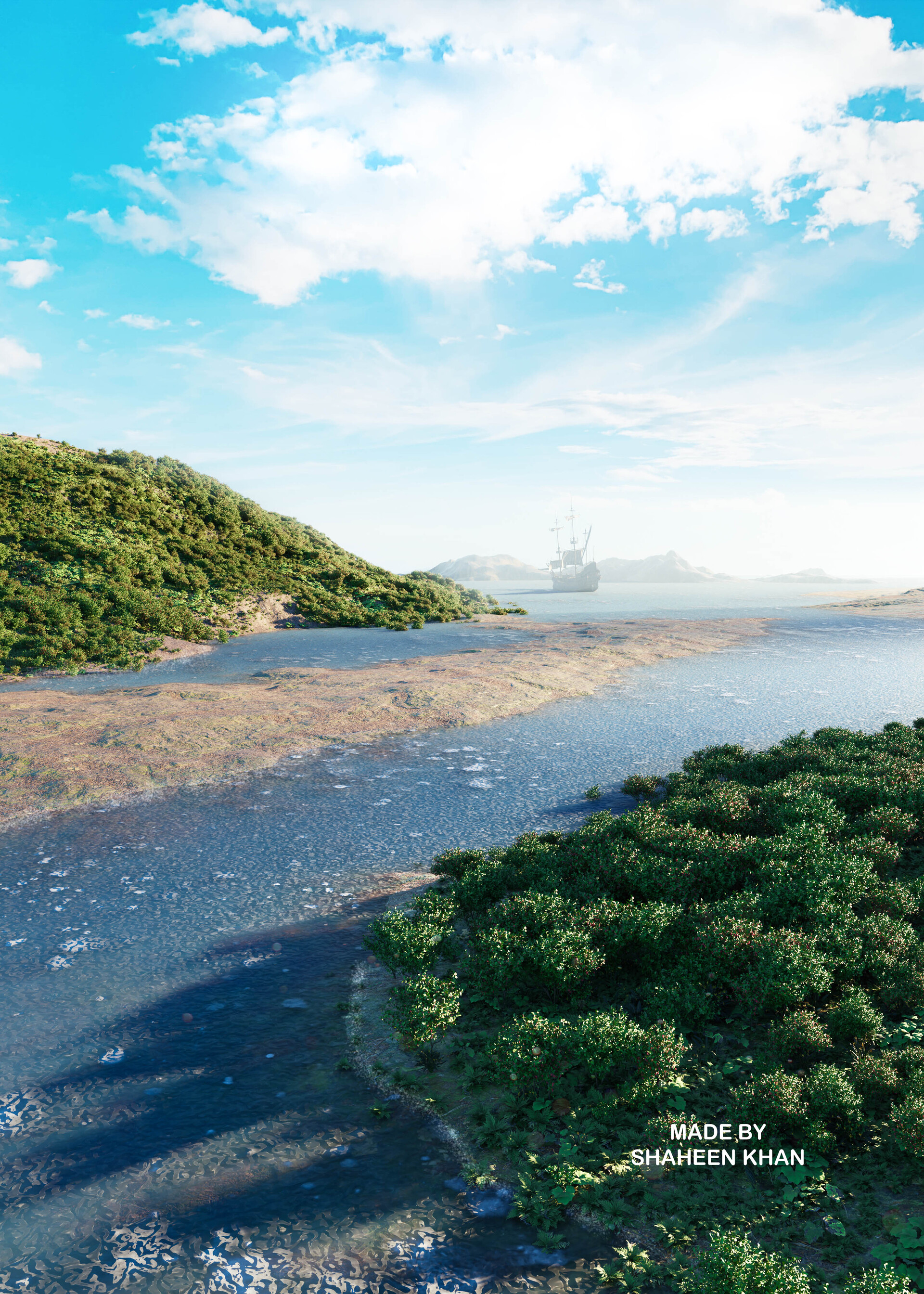 ArtStation - Blue Sky Islands