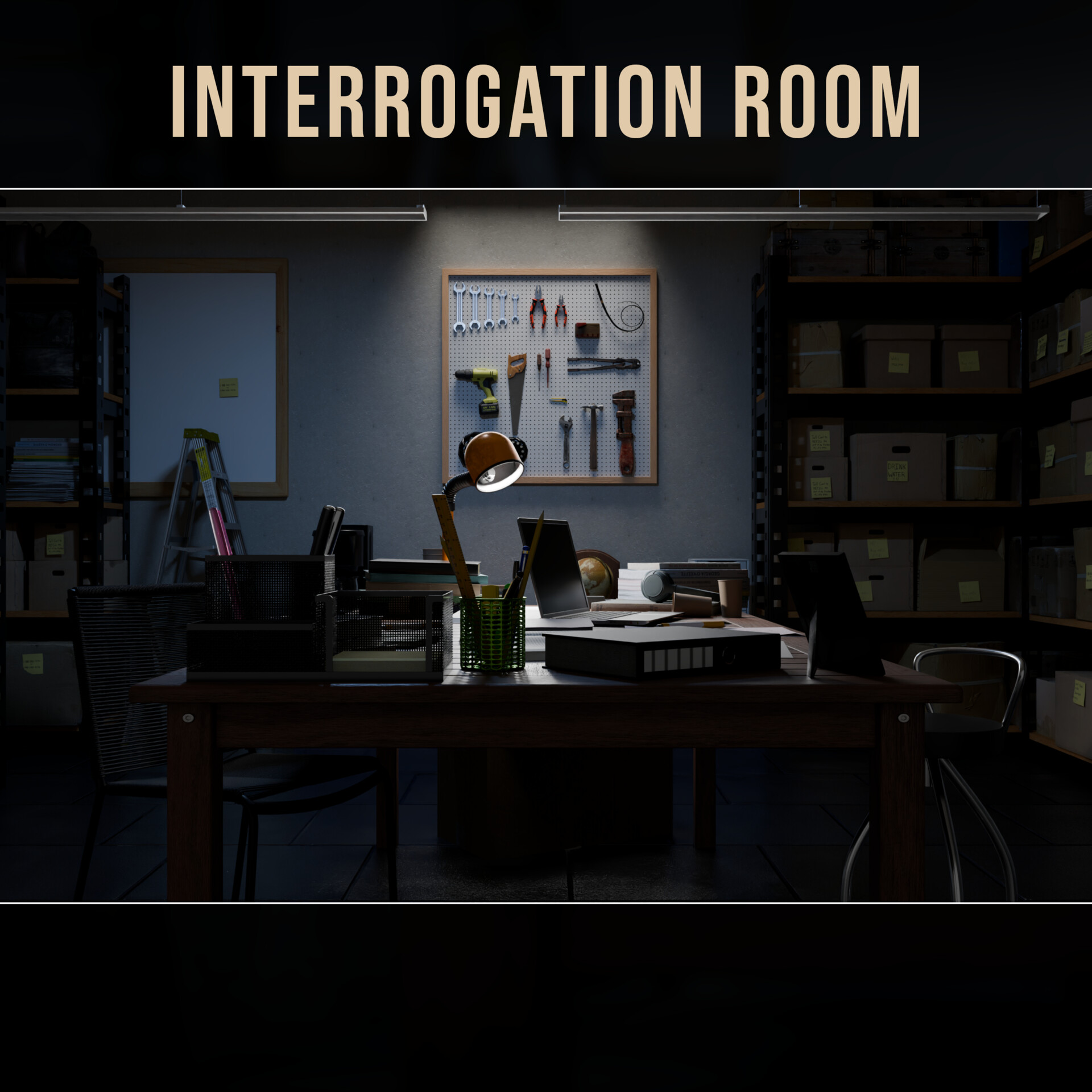 ArtStation - INTERROGATION ROOM