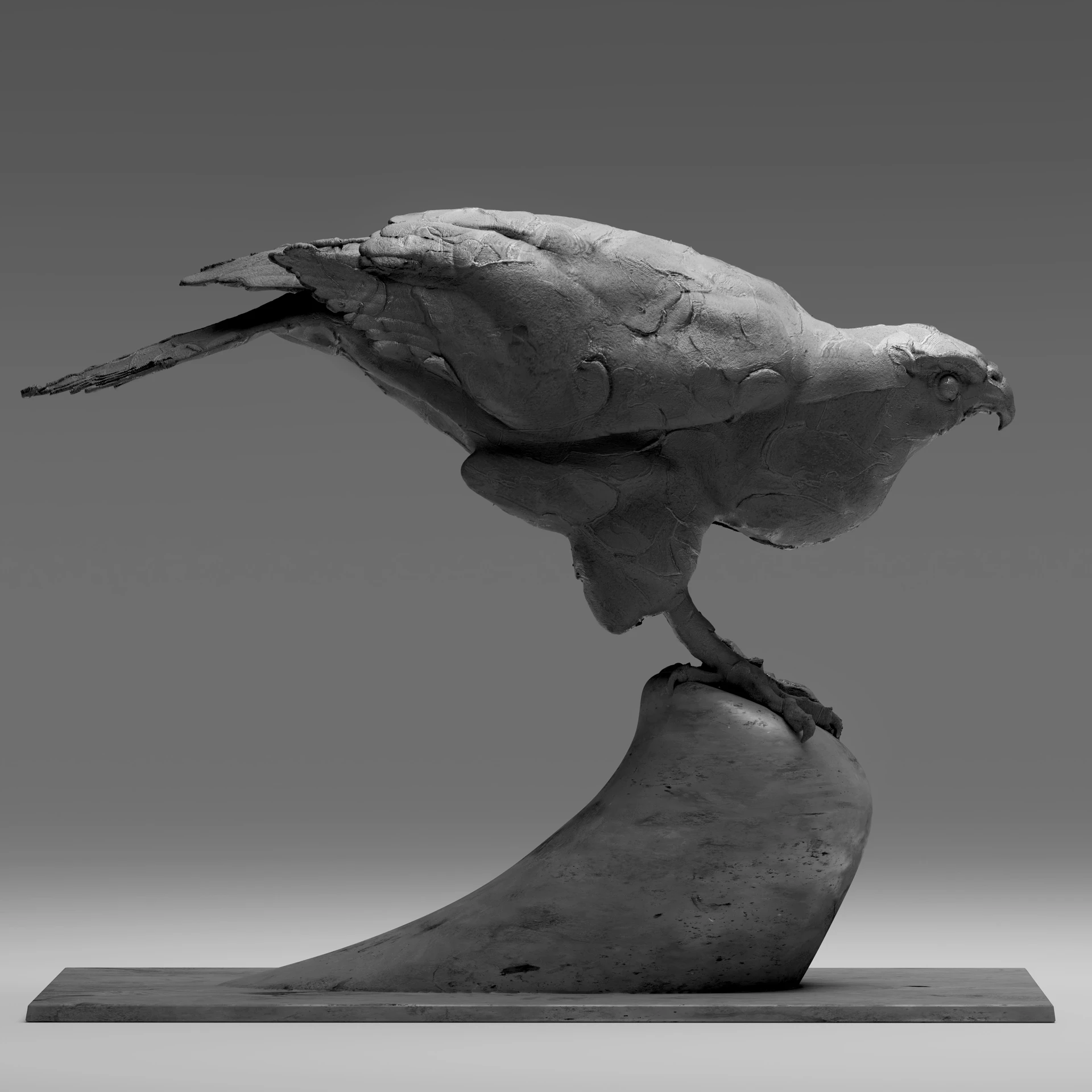 ArtStation - 3DCoat Clay Eagle