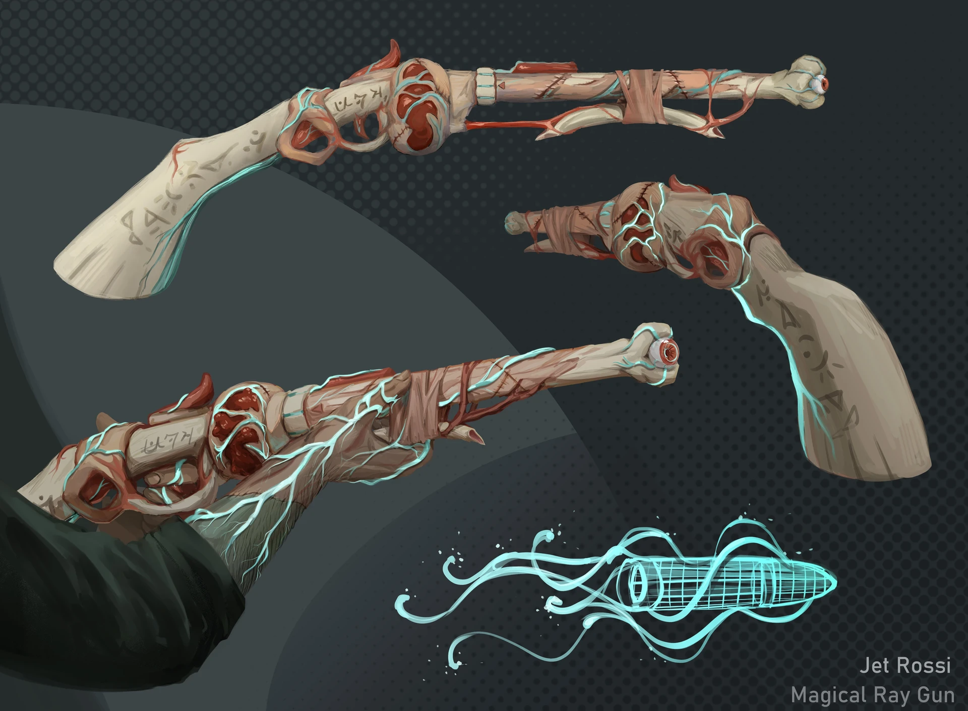 ArtStation - Magic Gun Prop
