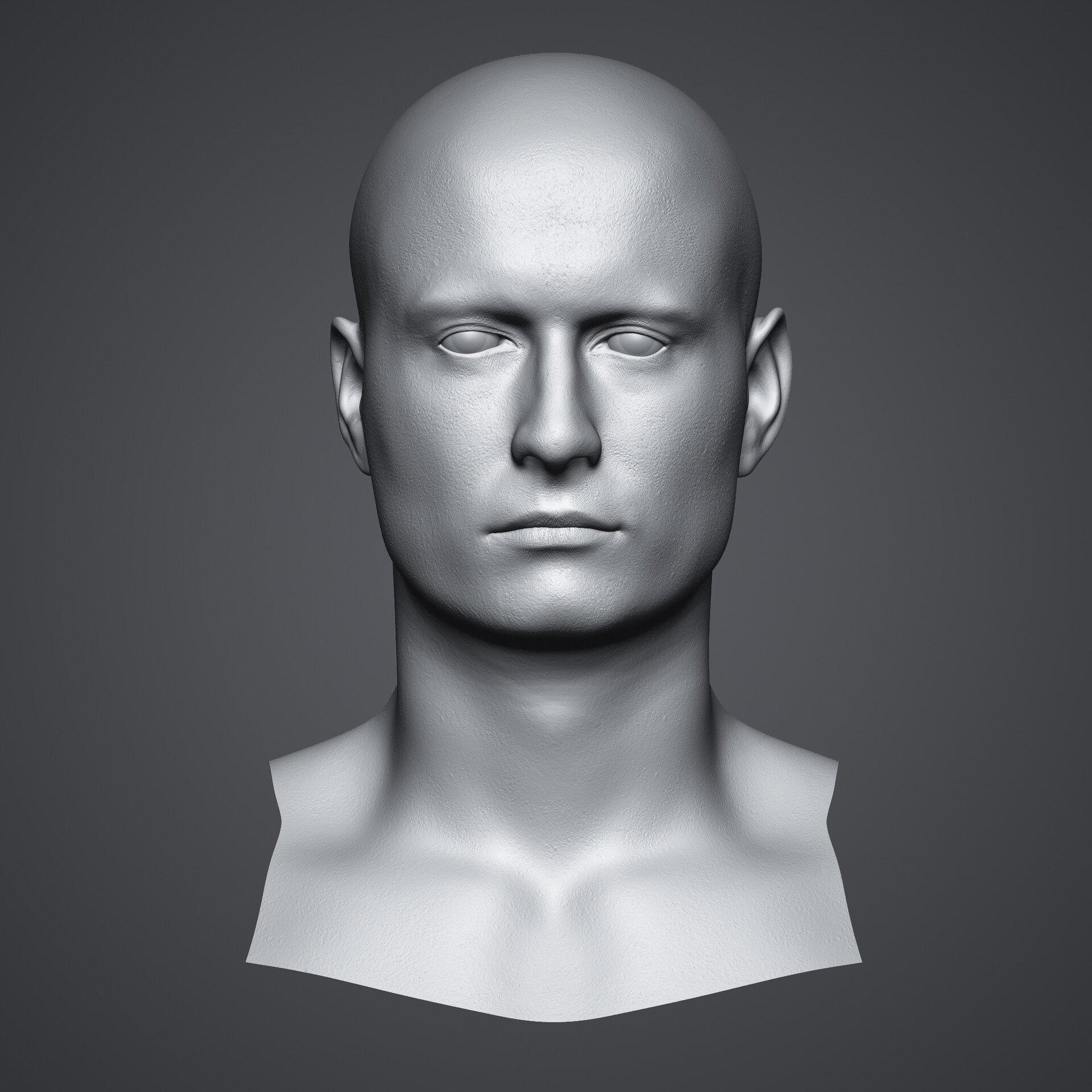 ArtStation - Human_face_3D_Model