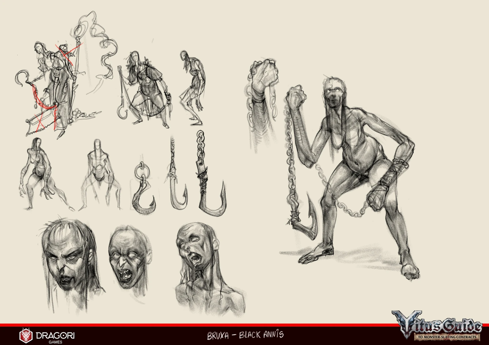 Ádrian Miranda - Black Annis – Witch Illustration