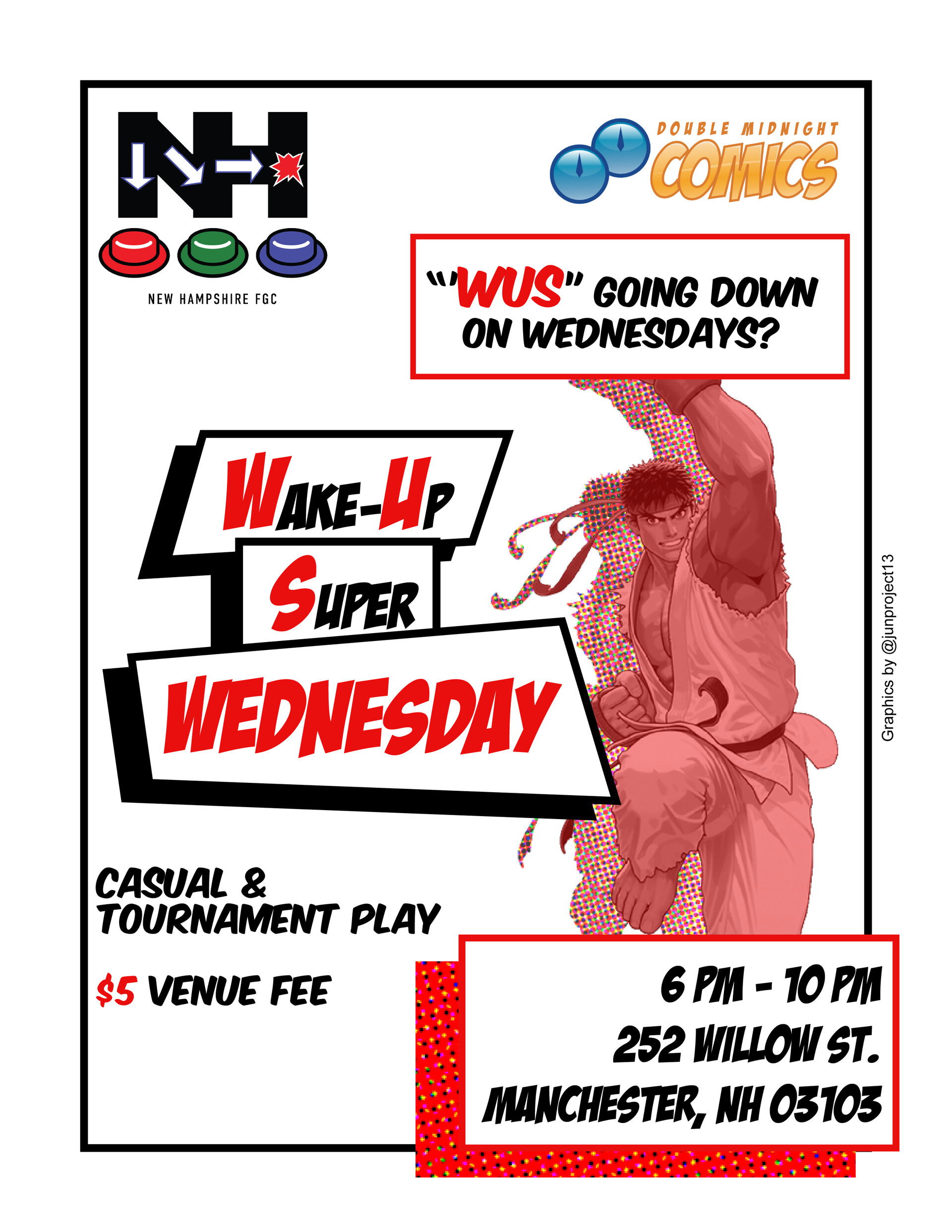 ArtStation - [TEMPLATE] Wake-Up Super Wednesdays/Retirement Rumble