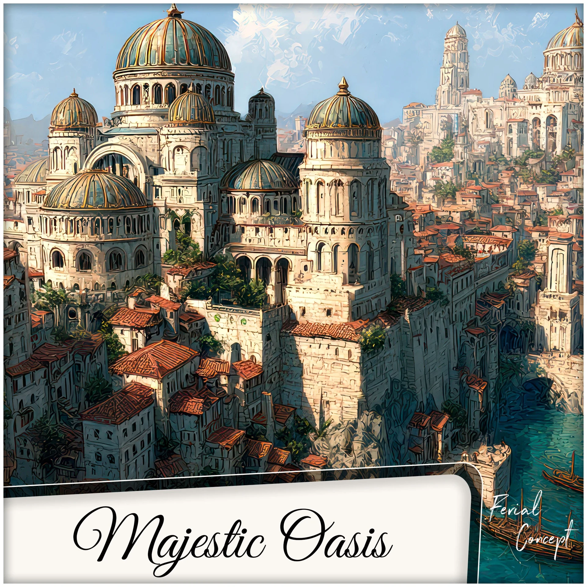 ArtStation - 🔹100 Majestic Oasis - Cartoon Concept Reference Image Pack ...