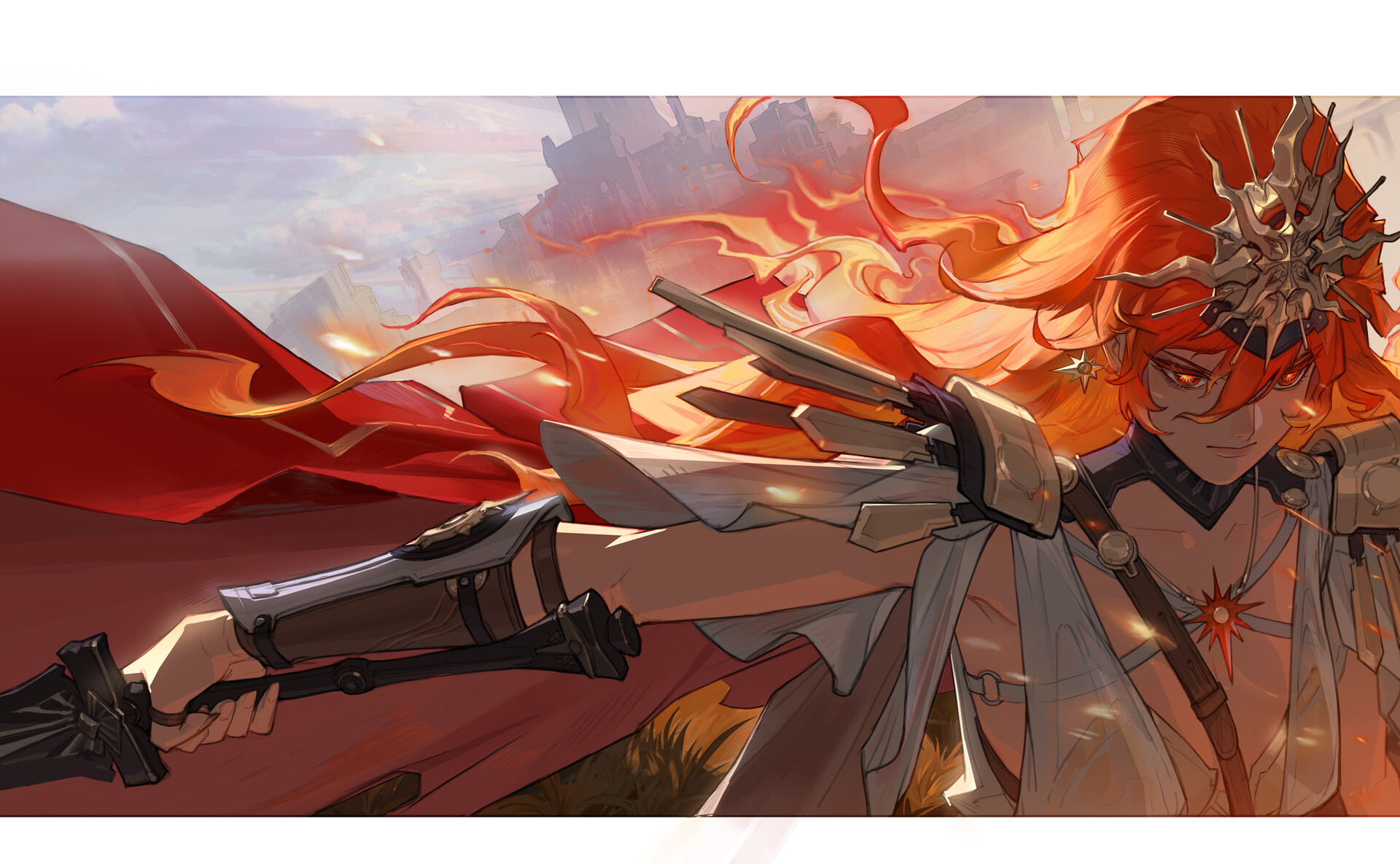 ArtStation - 奥古斯塔 wuwa augusta fan art