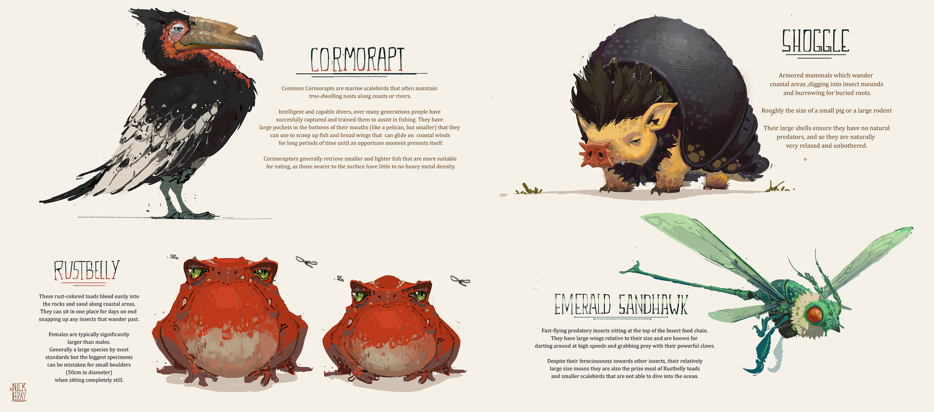 ArtStation - Orefish Pt.1 - Creatures