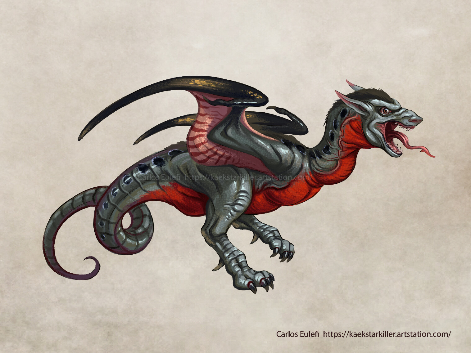 Carlos Eulefi - Smaugust 2025 16 dragons