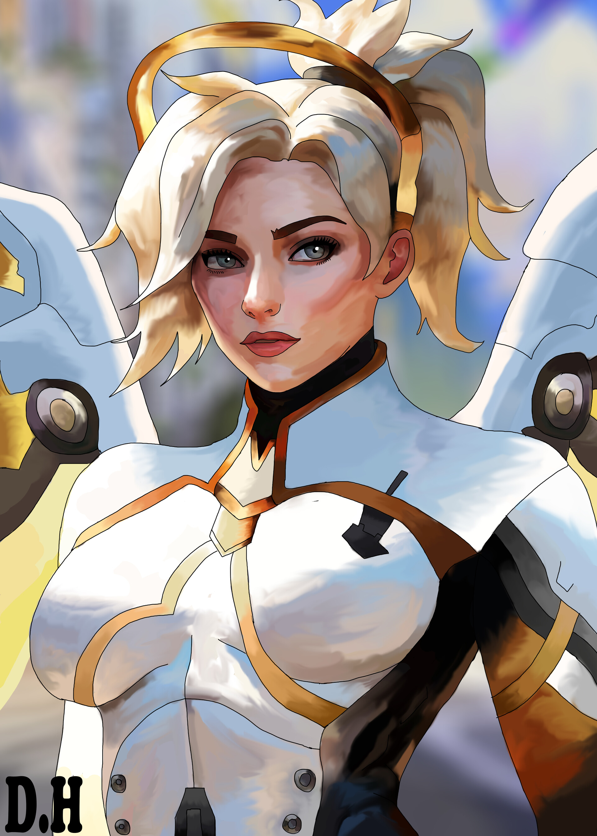 ArtStation - Overwatch 2 - Mercy Portrait