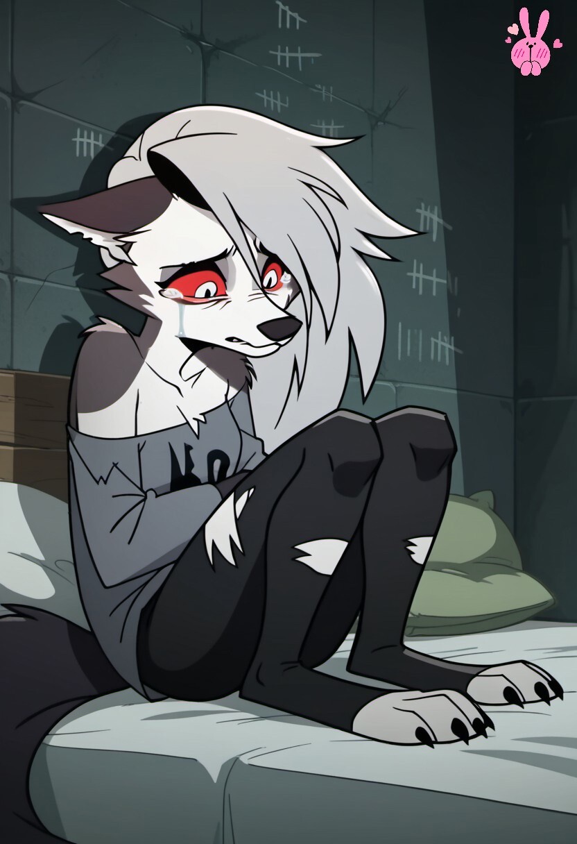 ArtStation - Loona crying / Helluva boss / Hazbin Hotel / Brat4430