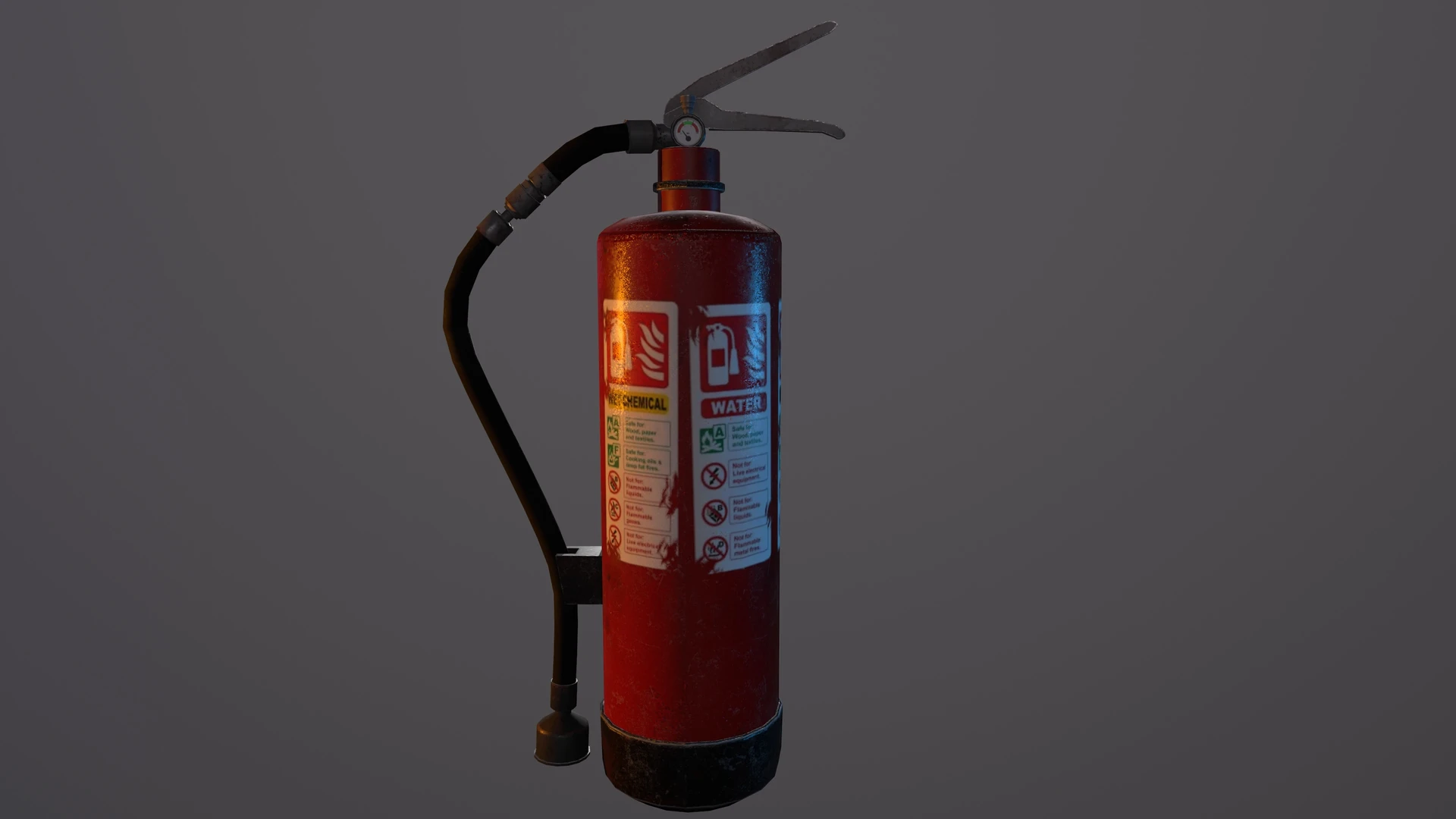 ArtStation - FIRE EXTINGUISHER 3D MODEL