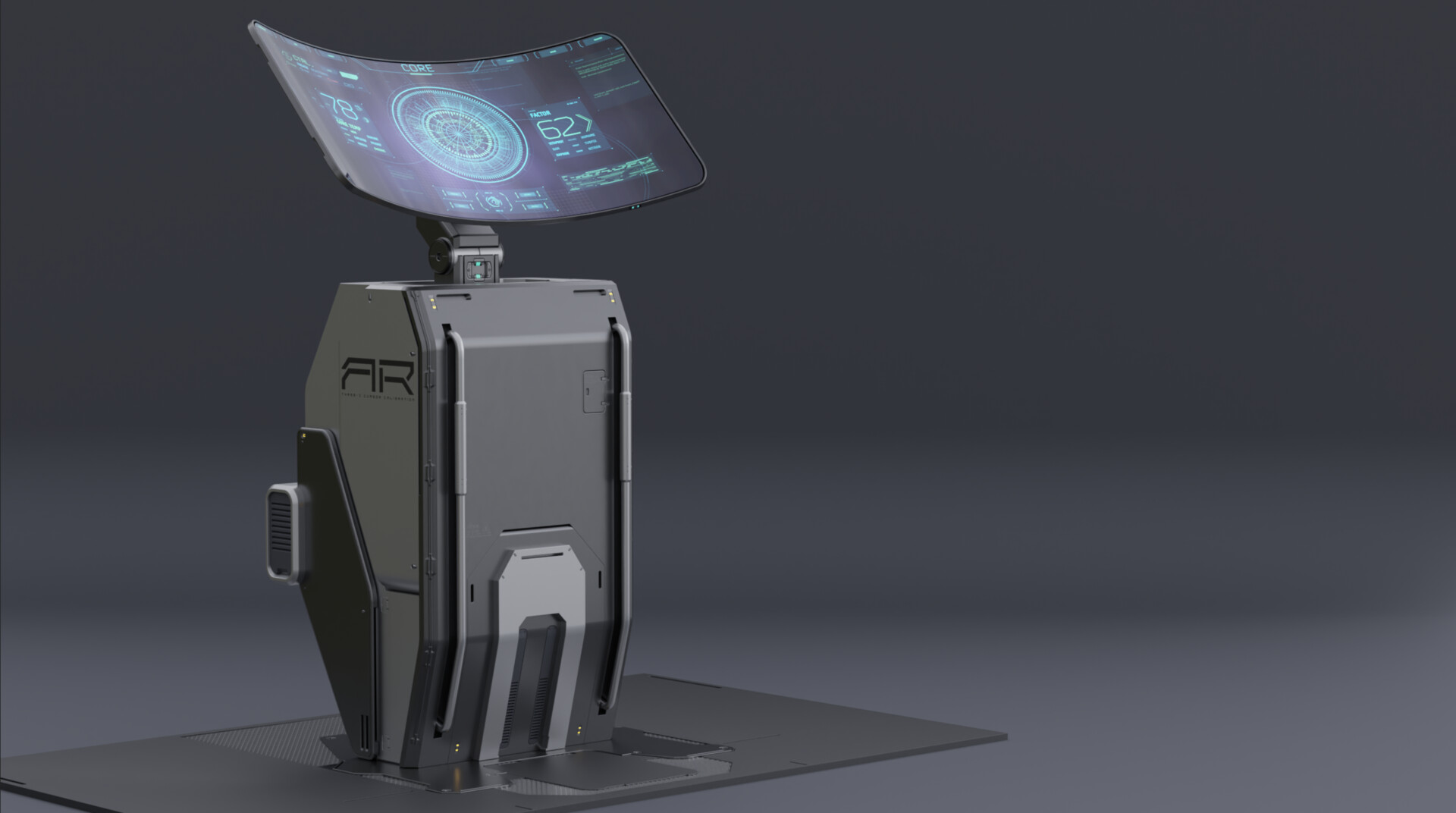 ArtStation - Futuristic Terminal