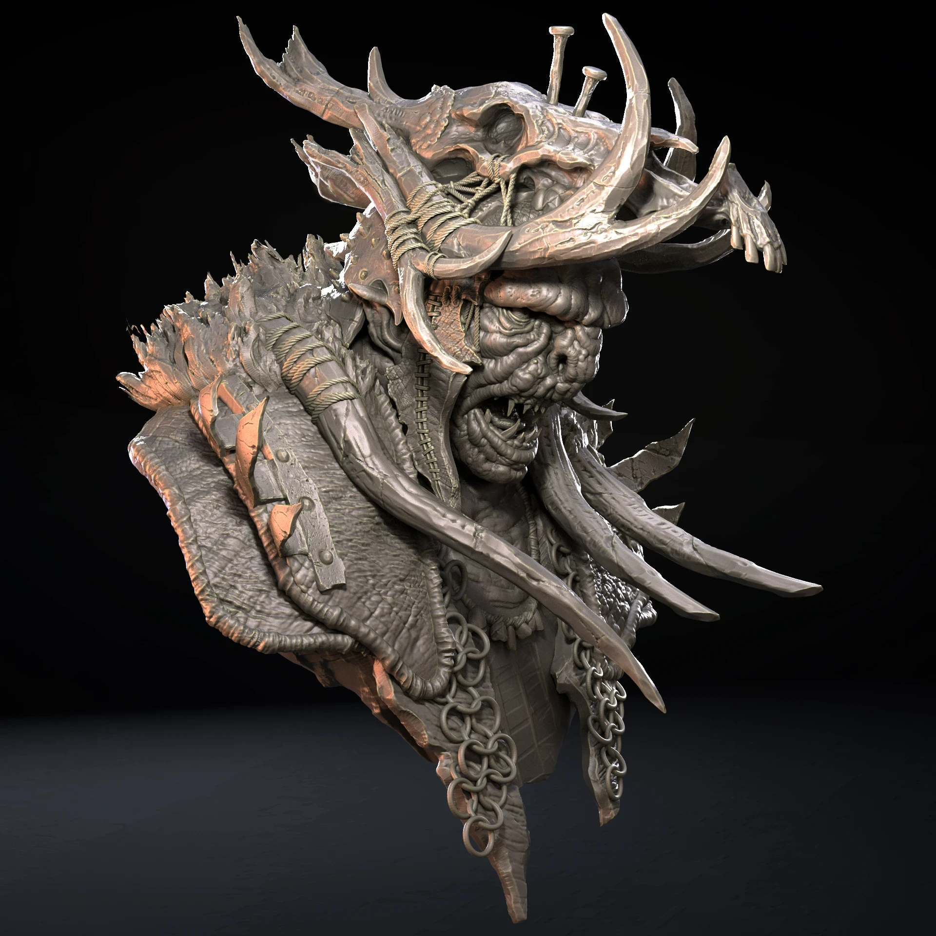 ArtStation - Orc Bust